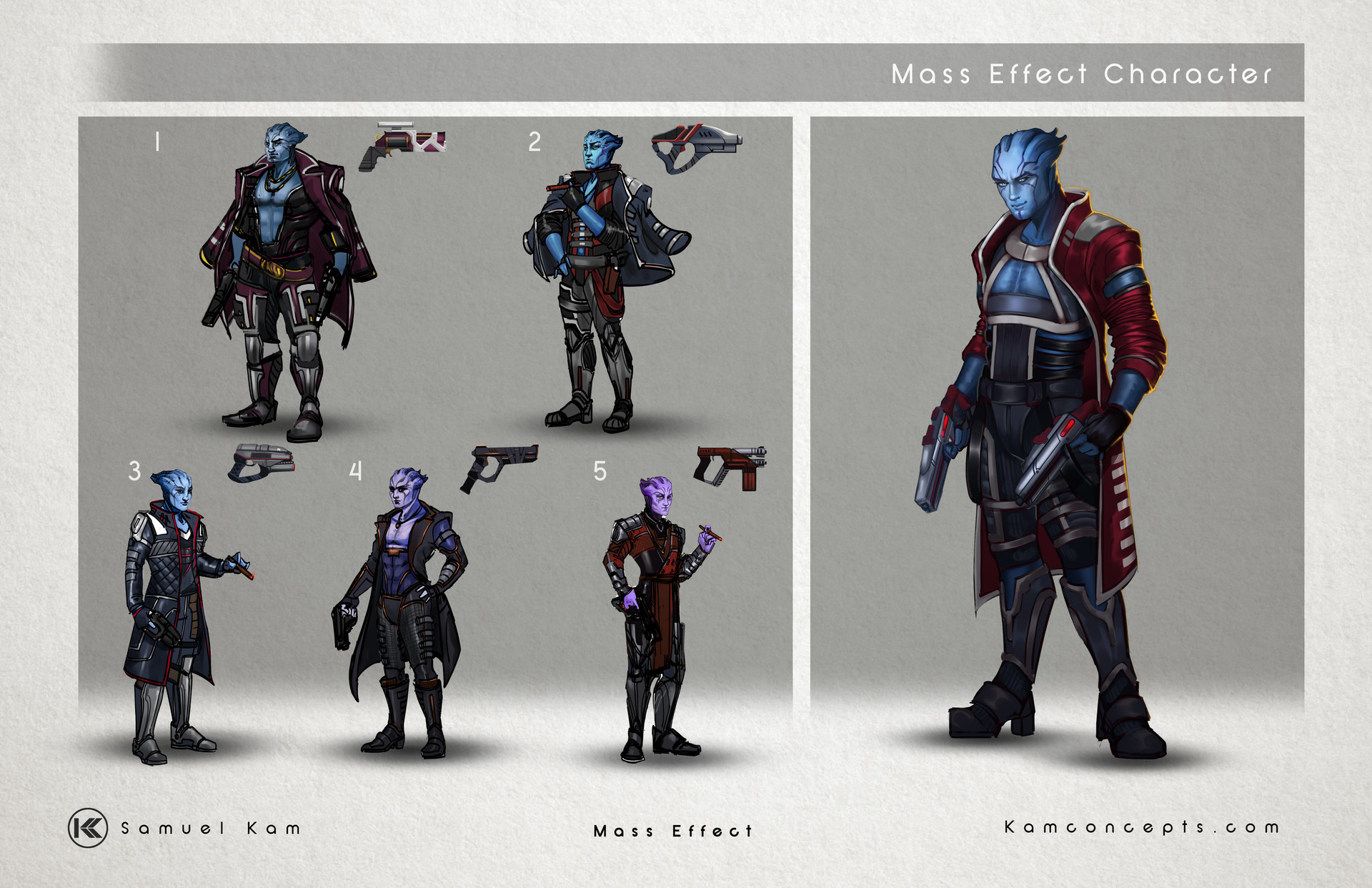Asari Concept Art
