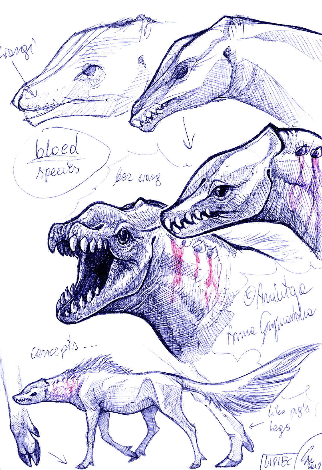 ArtStation - Bleeding creature