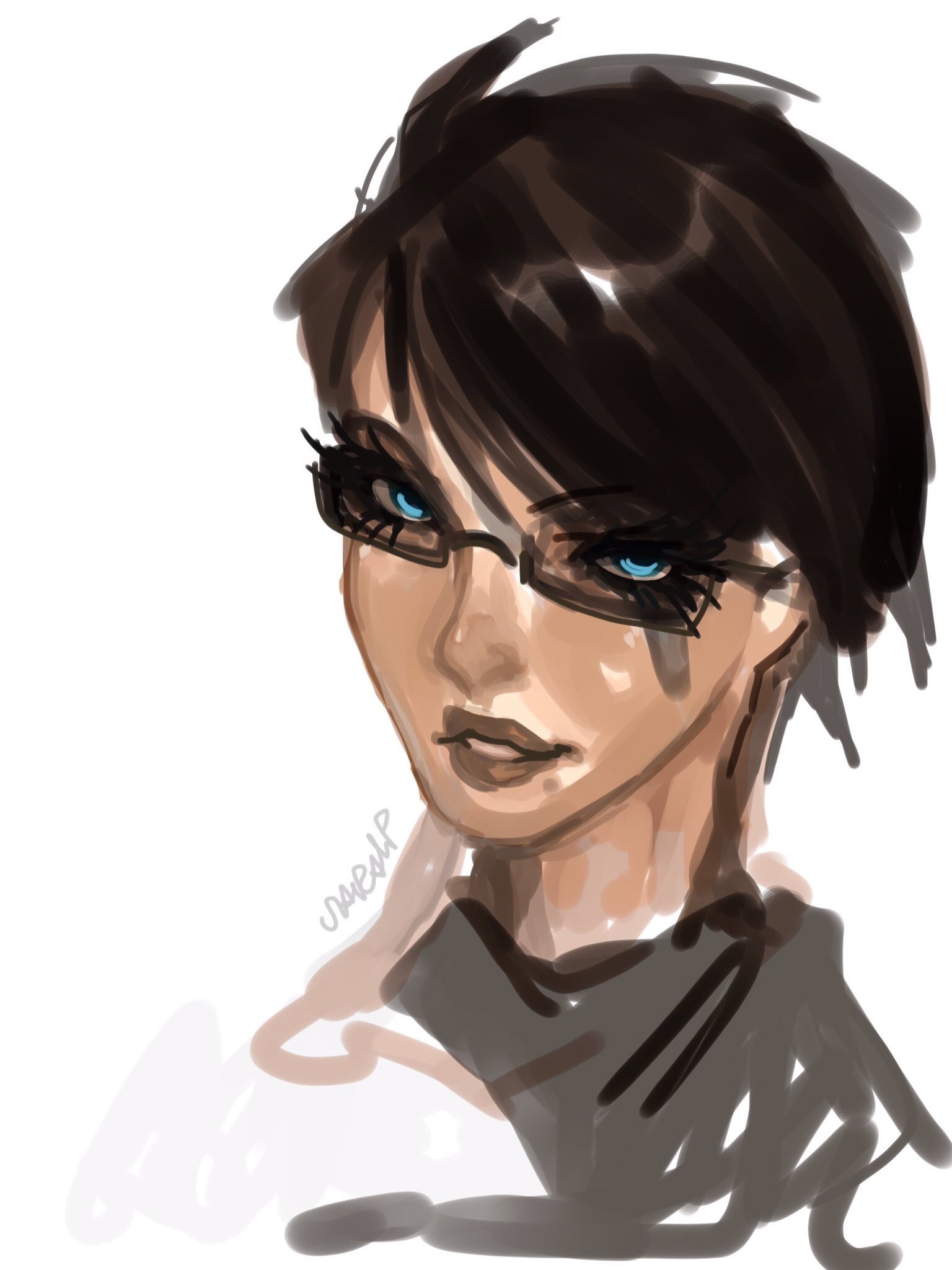 ArtStation - Bayonetta sketch