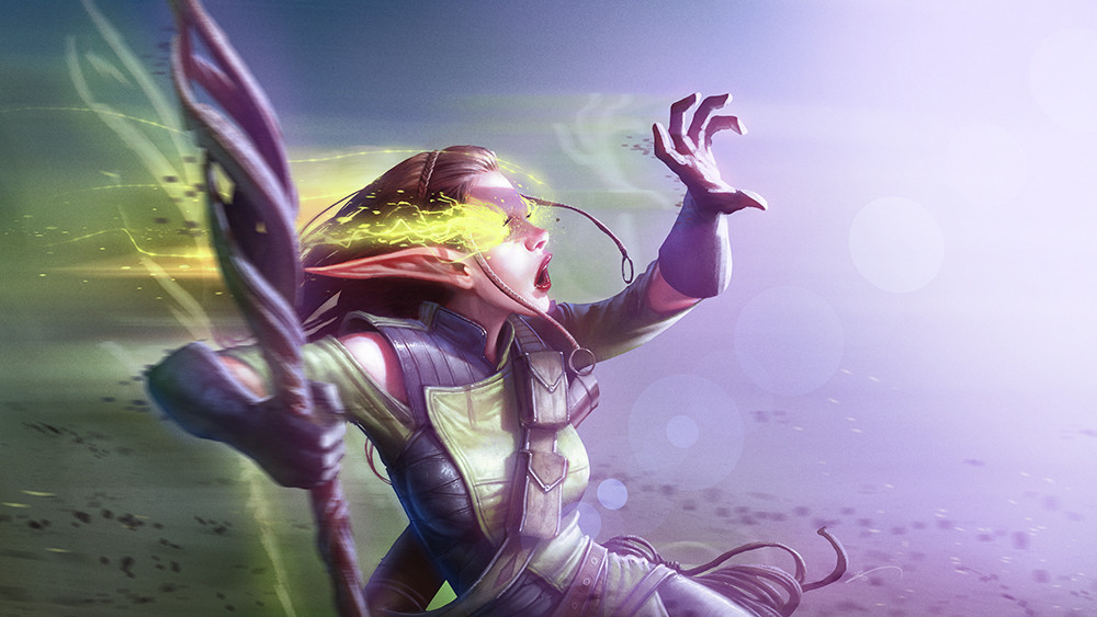 ArtStation - Nissa Succumbs to the Power of the ROCK & ROLL