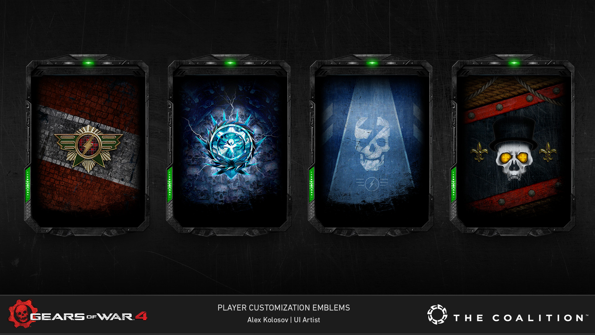 Alexey Kolosov - Gears of War 4 Multiplayer Emblems Set 2