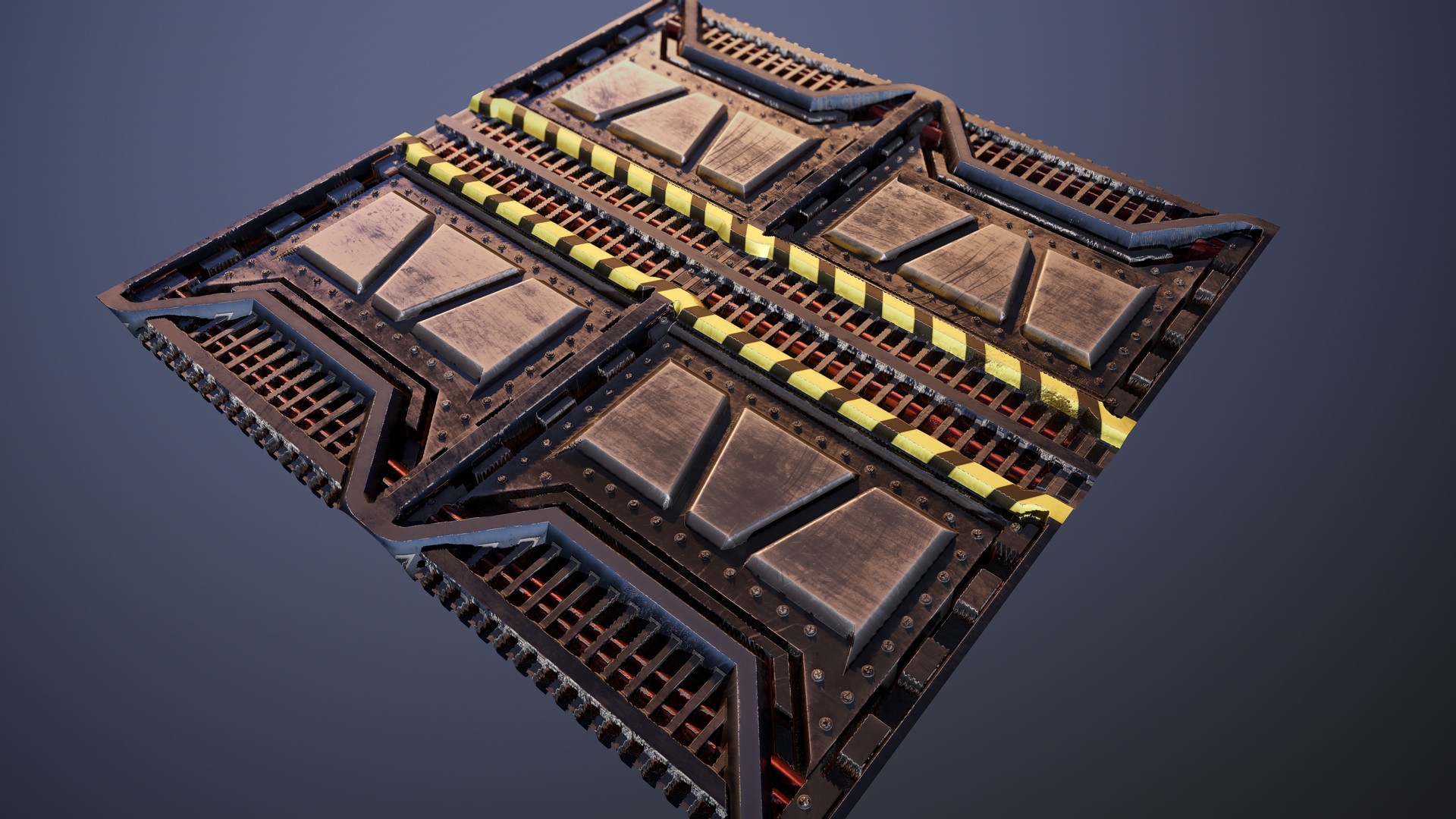 futuristic floor material