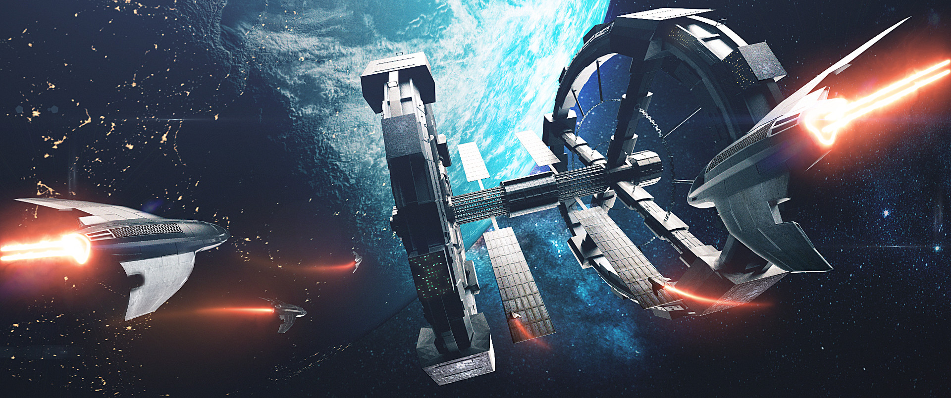 ArtStation - Space scene