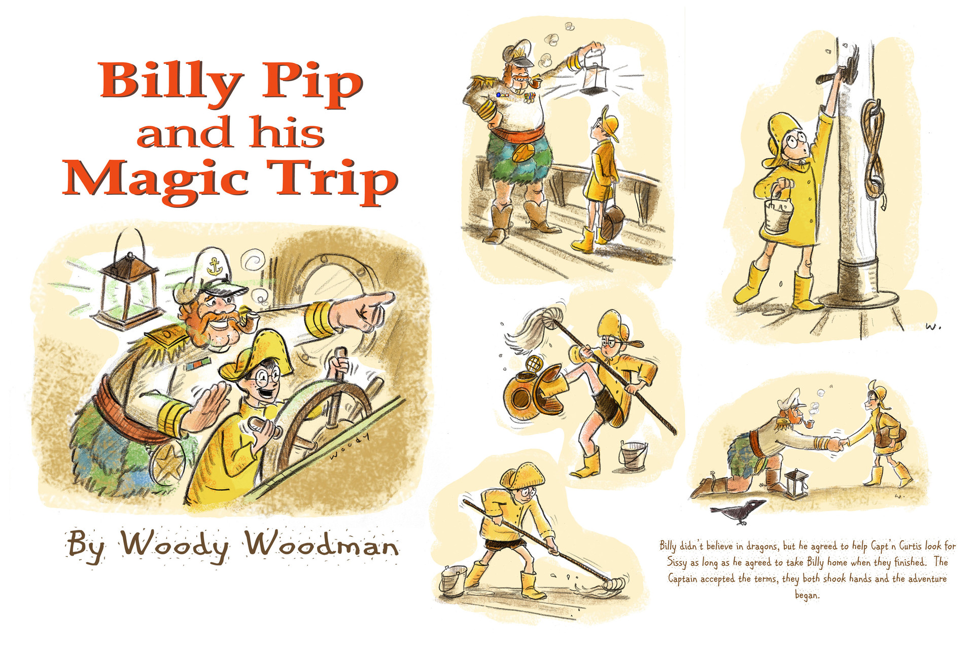 Woody Woodman - Illustrations