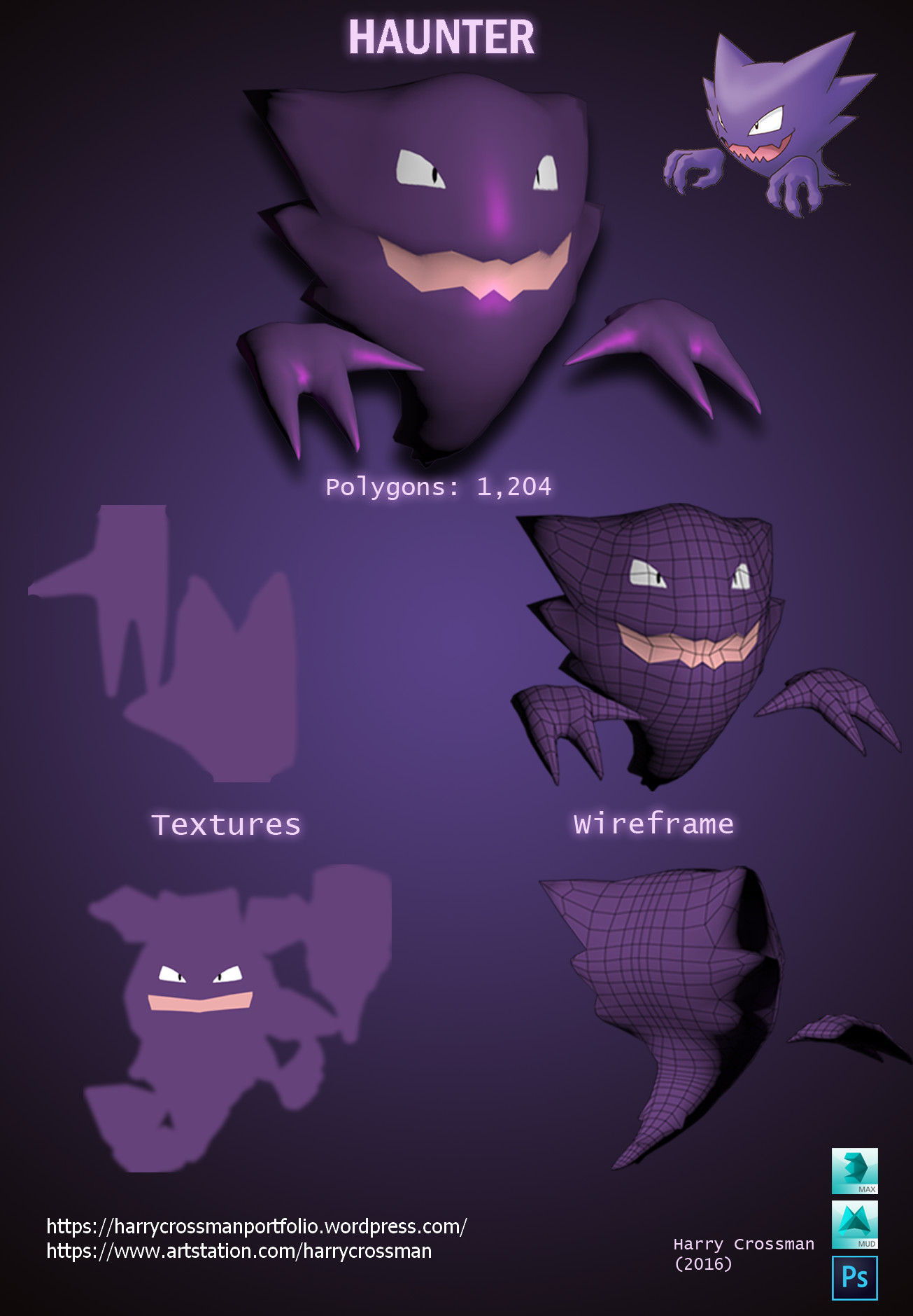 New Pixelmon Haunter Model
