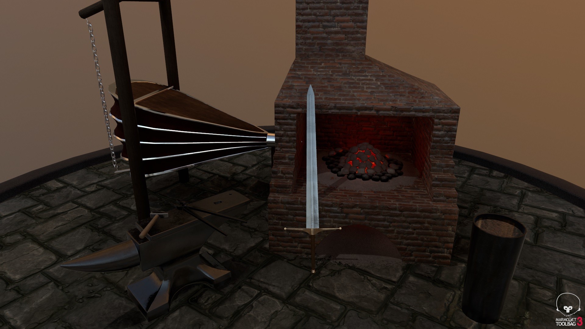 ArtStation - Blacksmith Forge