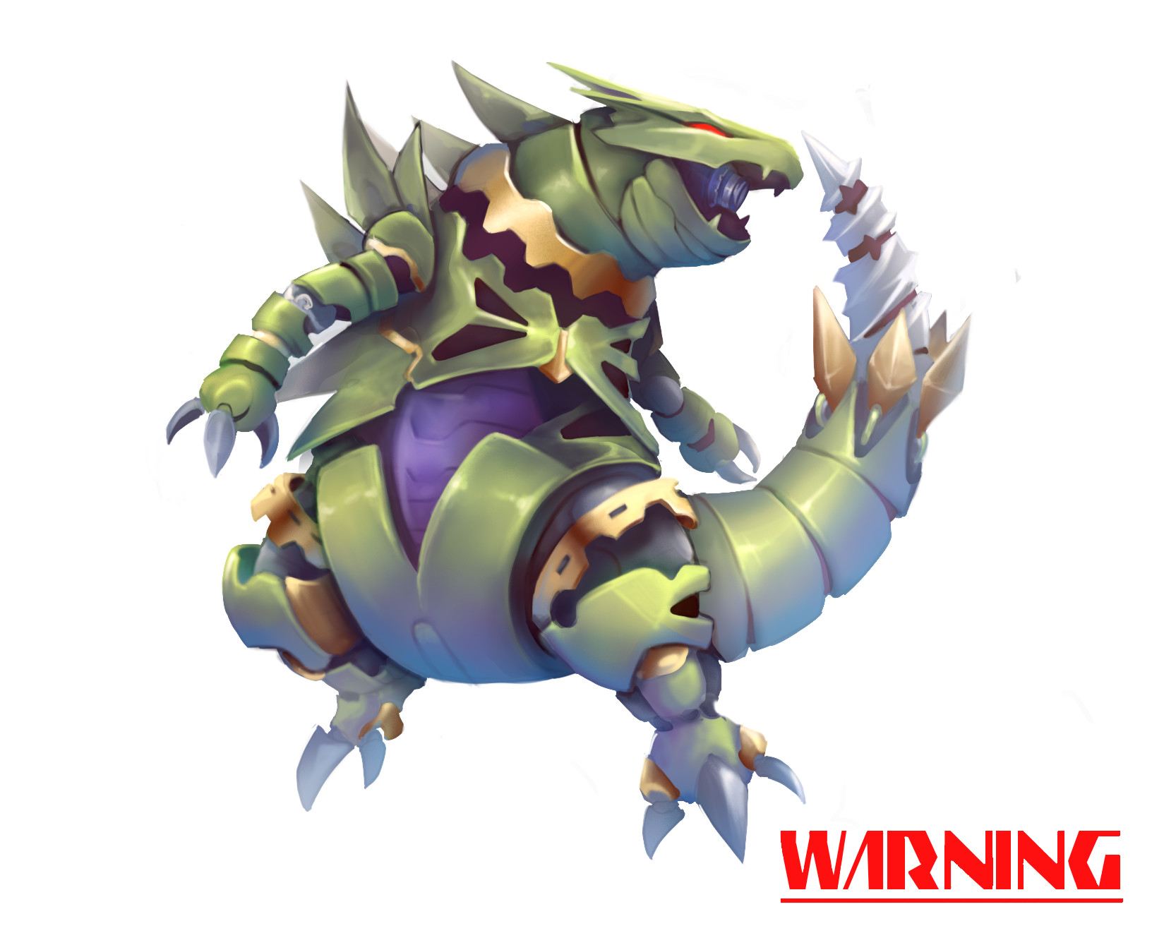 Pokemon Mecha Tyranitar