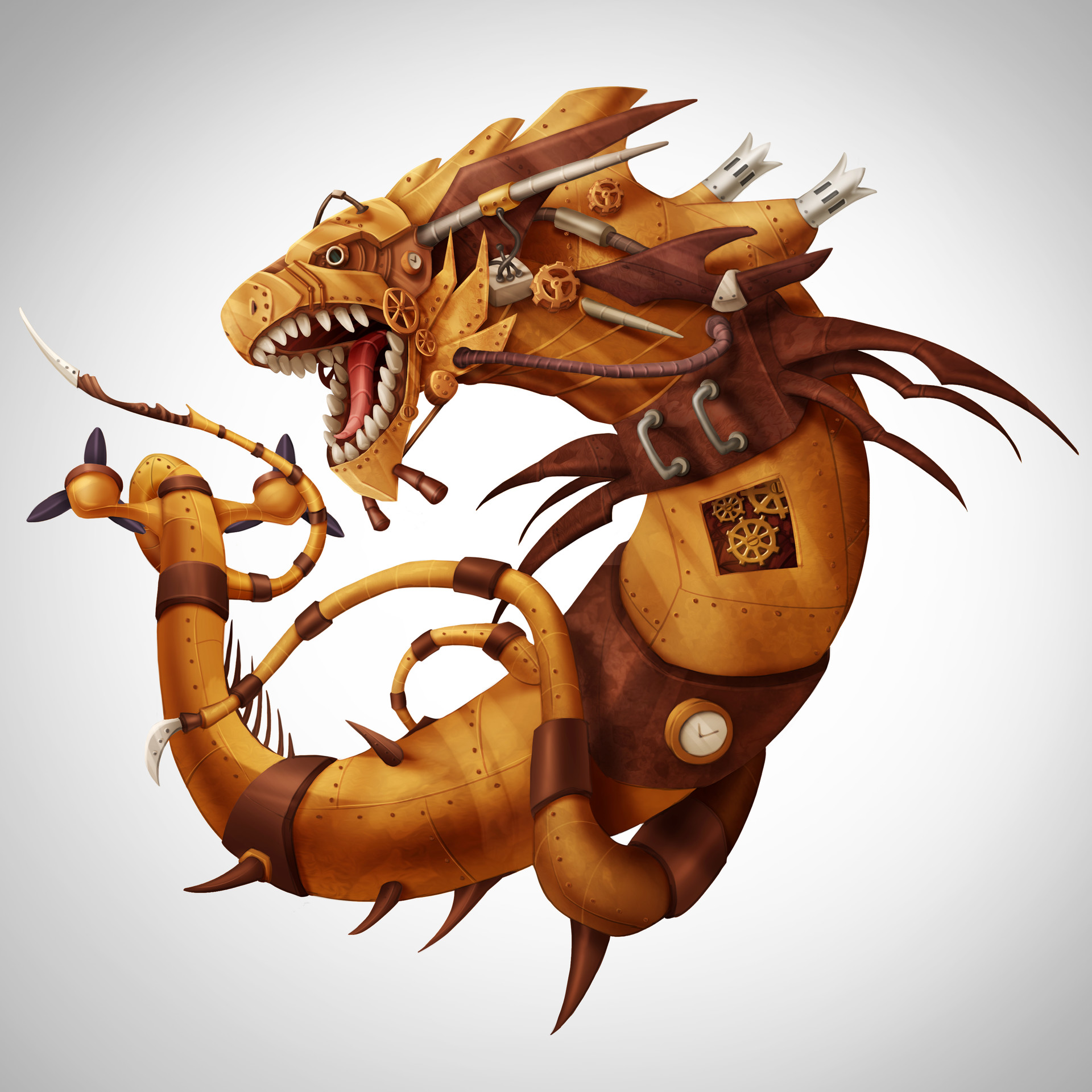 ArtStation - Steampunk Leviathan