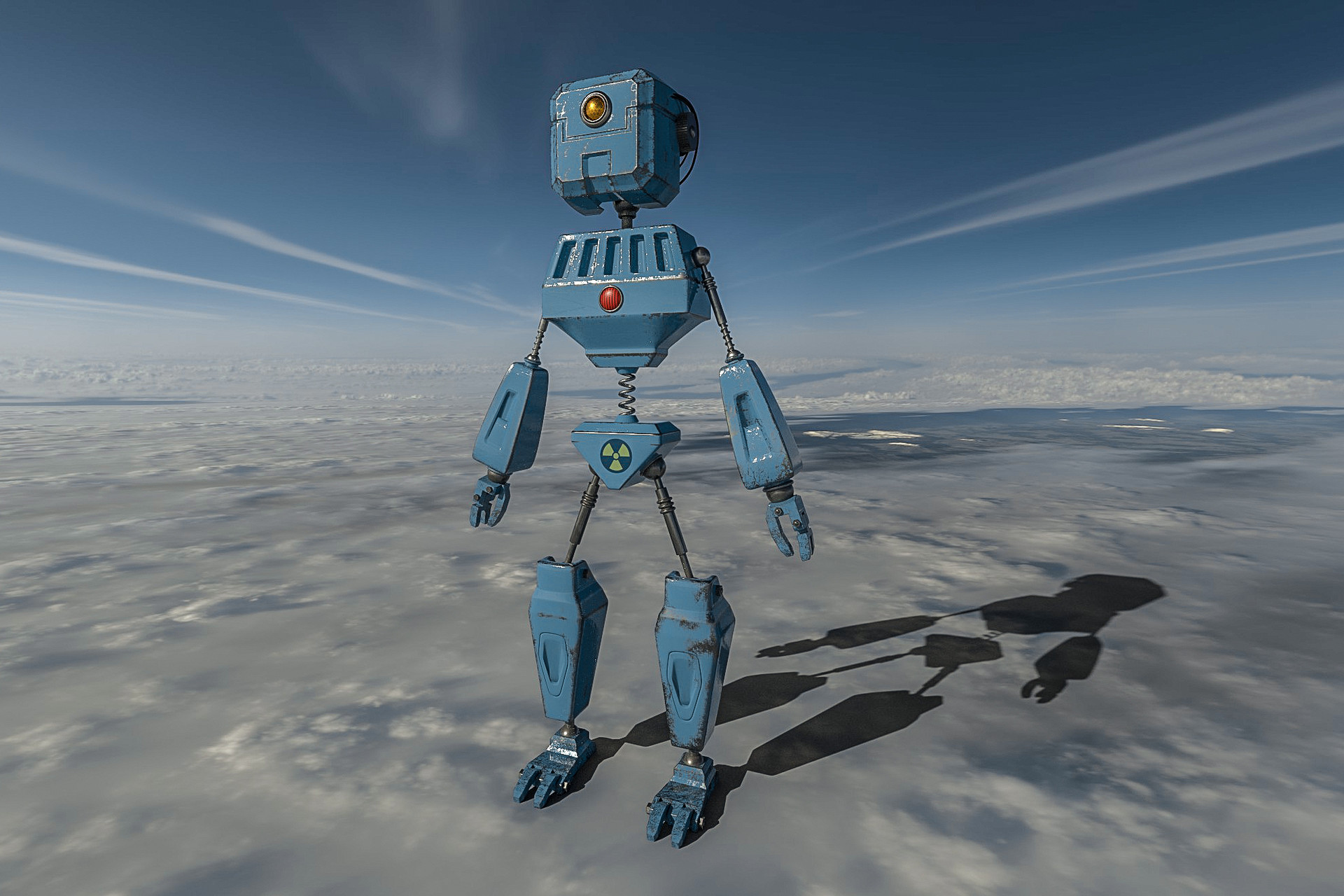 ArtStation - Blue robot