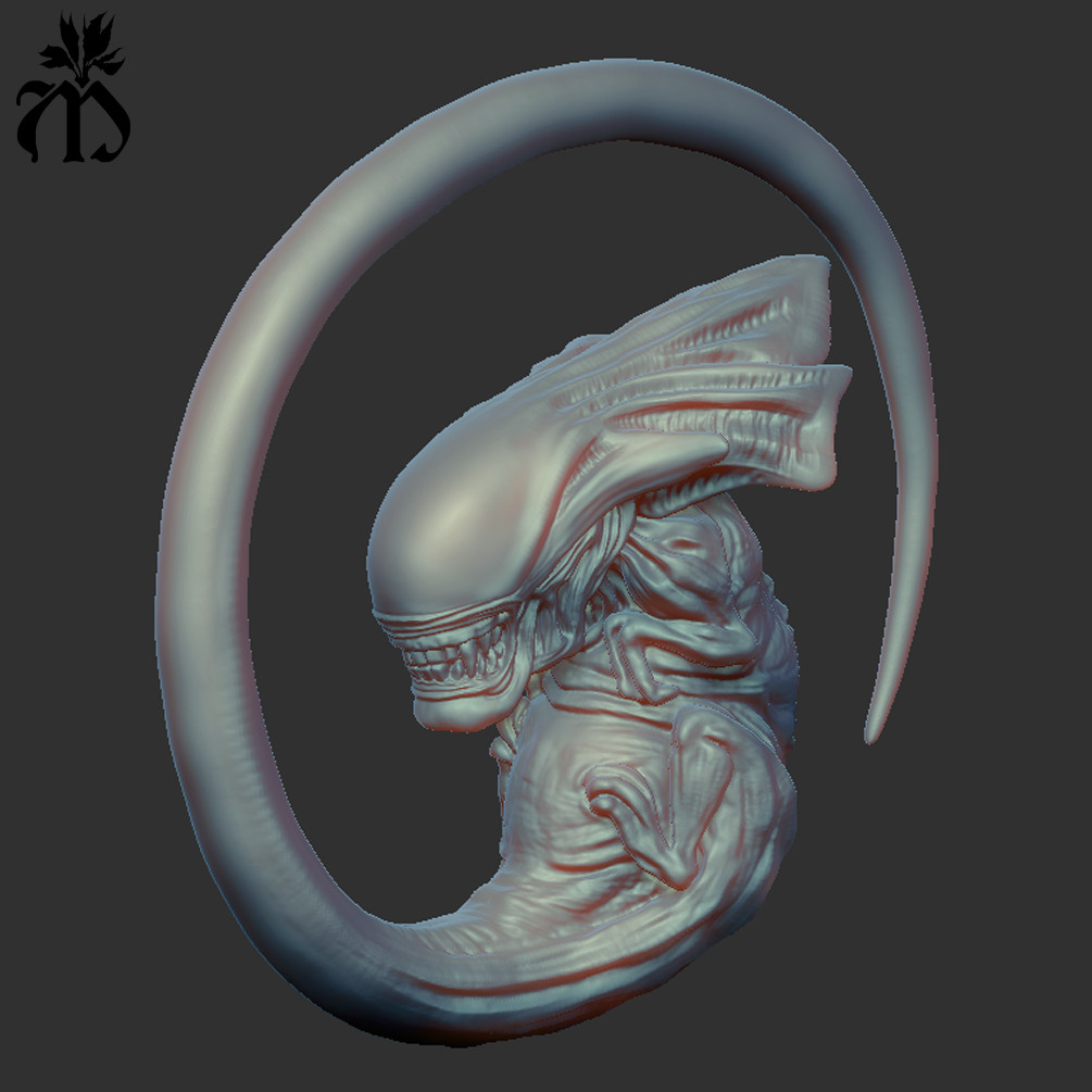 ArtStation - Baby Xenomorph's Queen