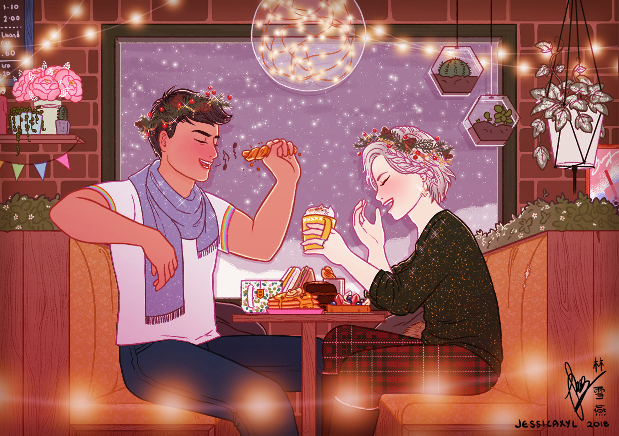 Winter Night by Jess Lim : r/ImaginarySliceOfLife