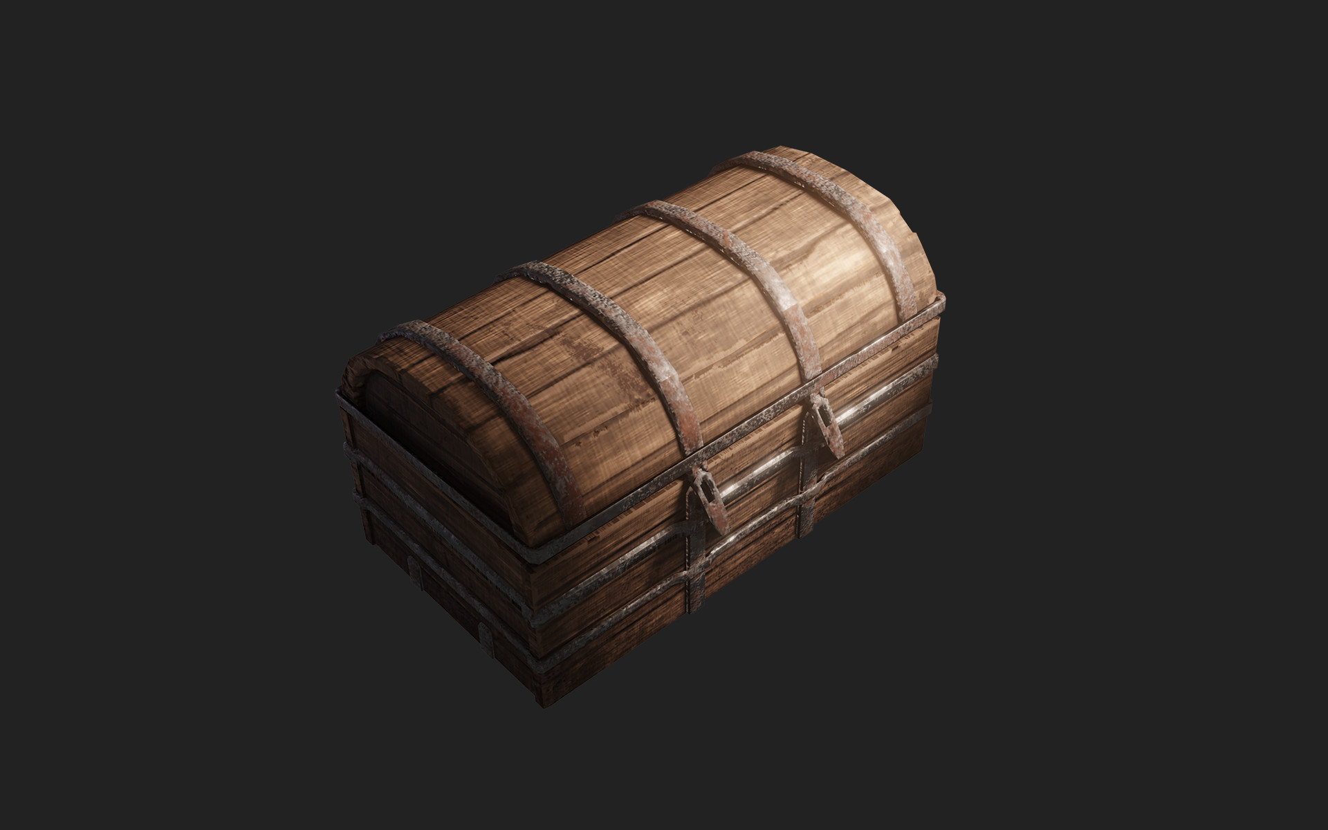 ArtStation - Medieval Chest Prop