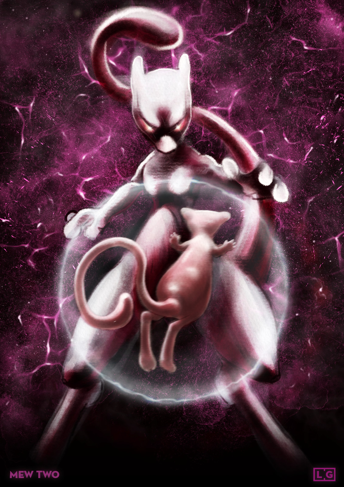 Mewtwo And Mew Wallpaper