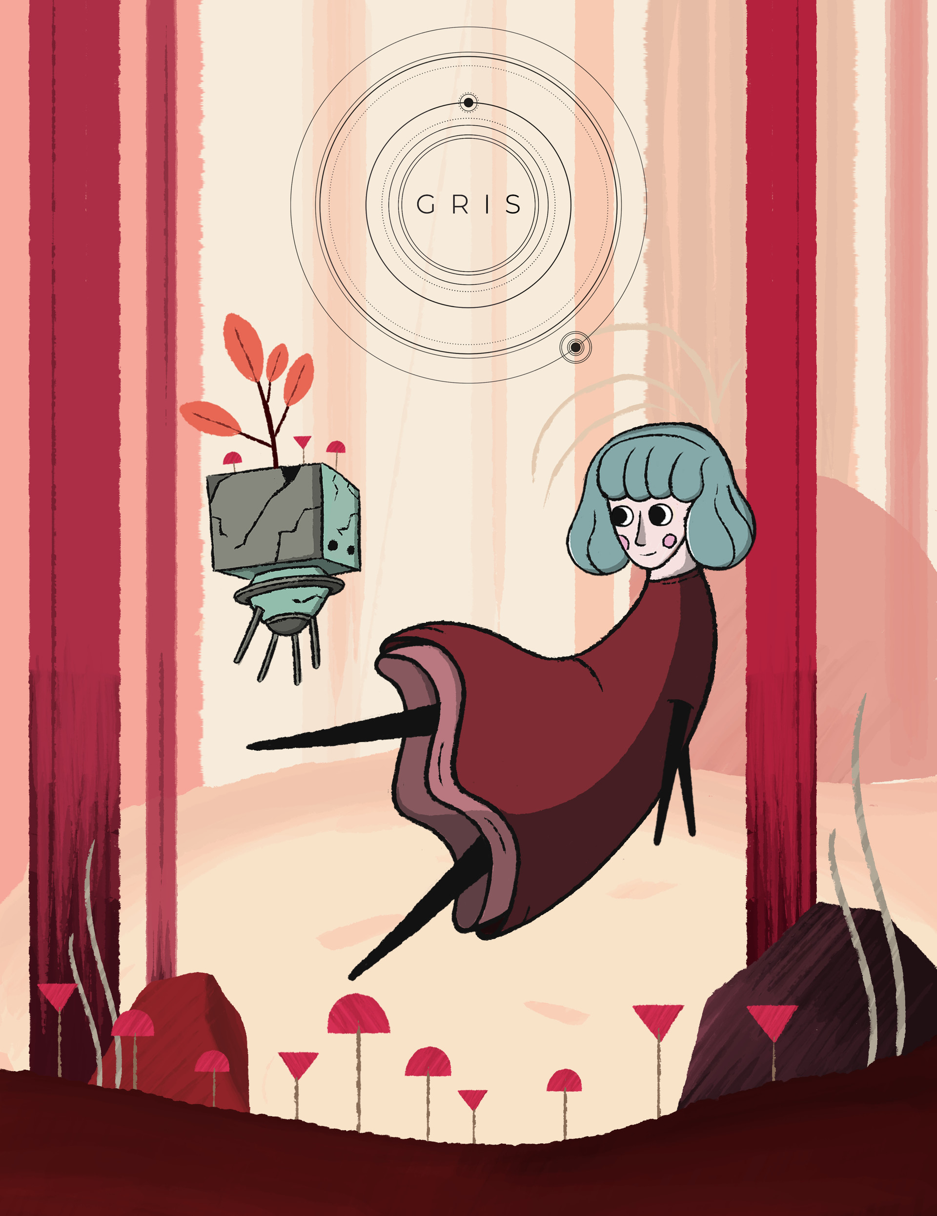 ArtStation - Gris Fan Art