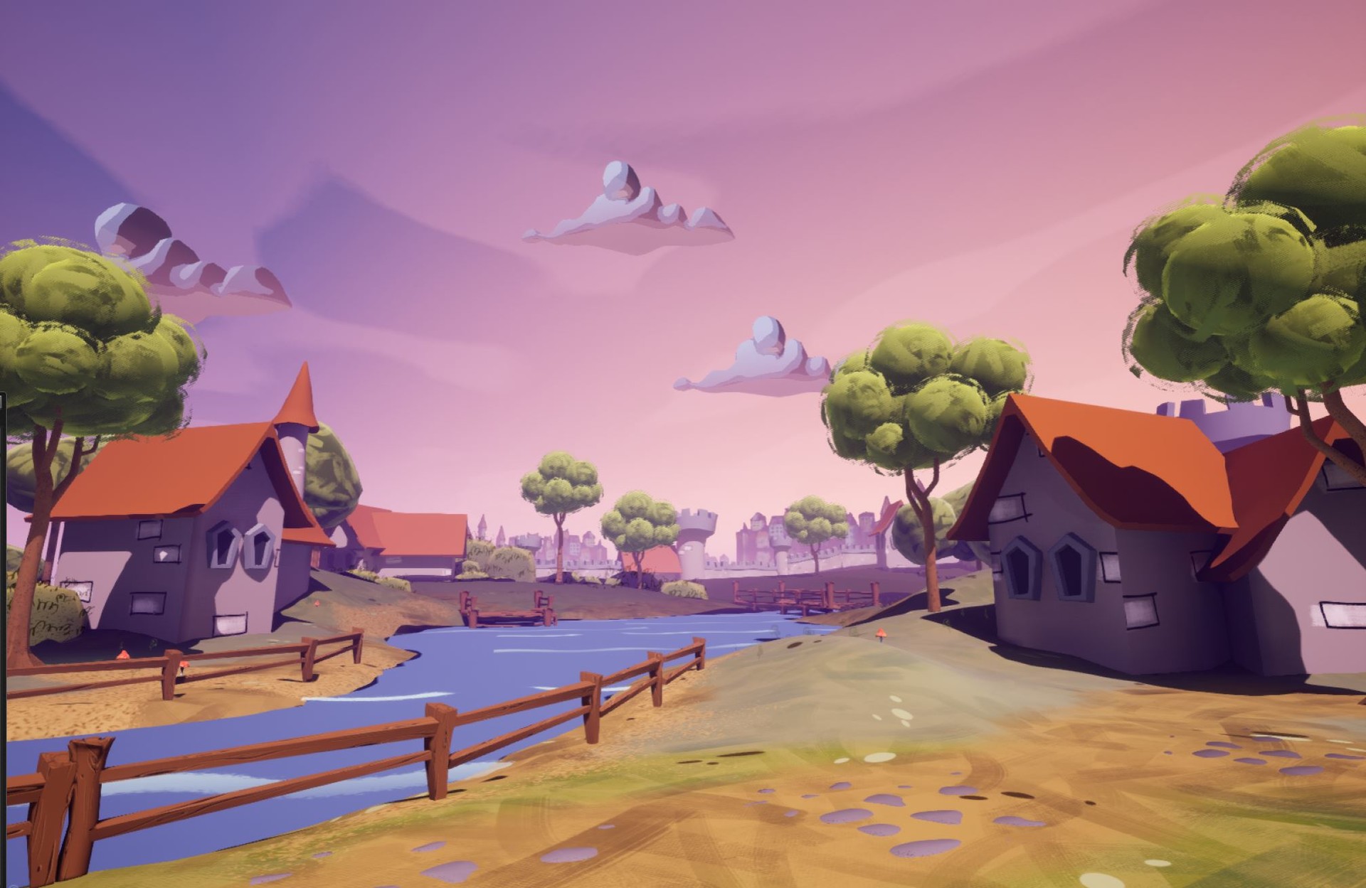 ArtStation - Stylized Village