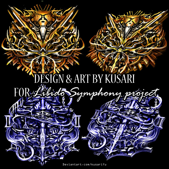 ArtStation - BADGE DESIGN FOR Libido Symphony project