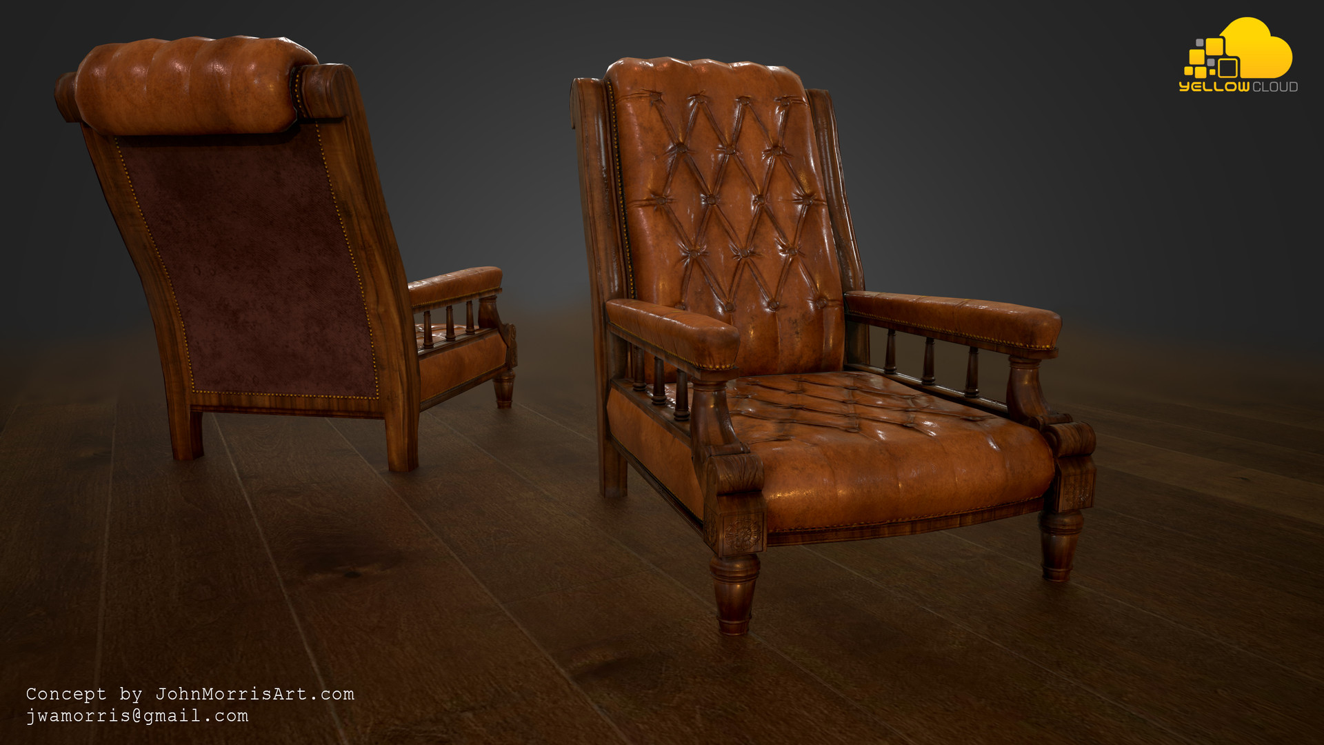 ArtStation - Chair Game Asset
