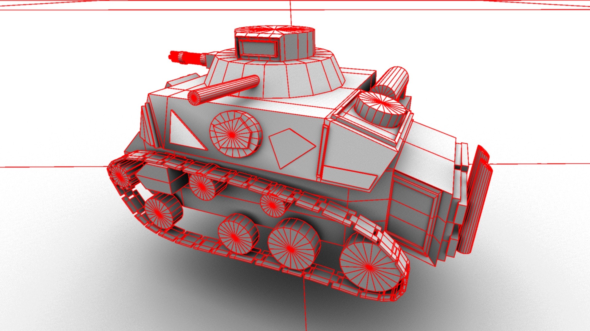 ArtStation - 3D Maya Warhammer Tank Modelling