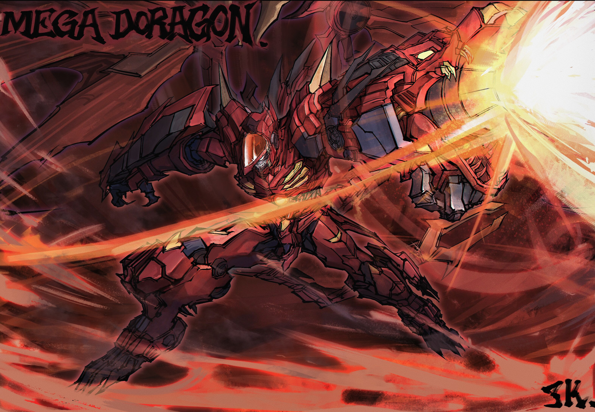 ArtStation - MEGA DORAGON