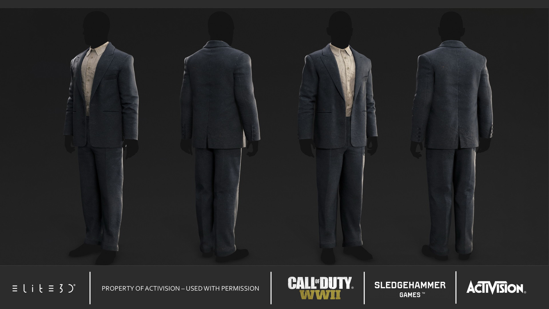 elite3d studio - Call of Duty: World War II Characters Round 2