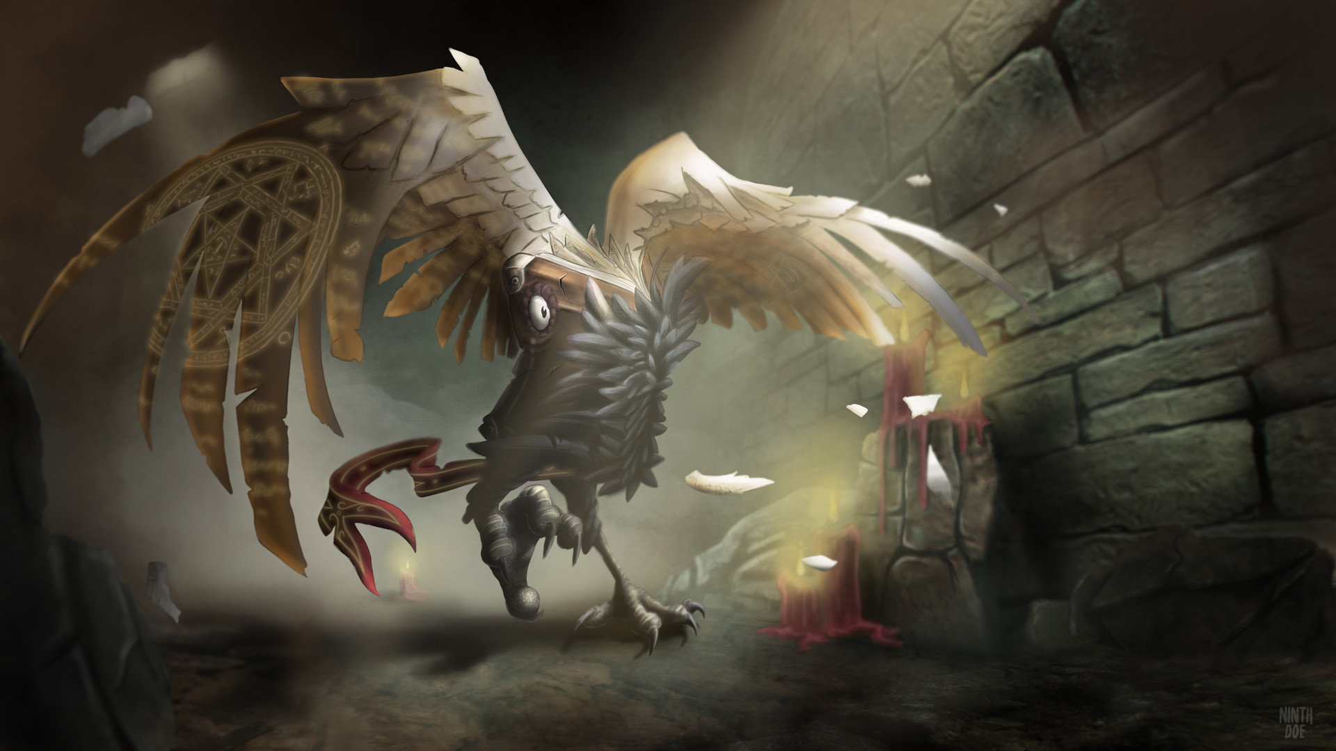 ArtStation - The raven book