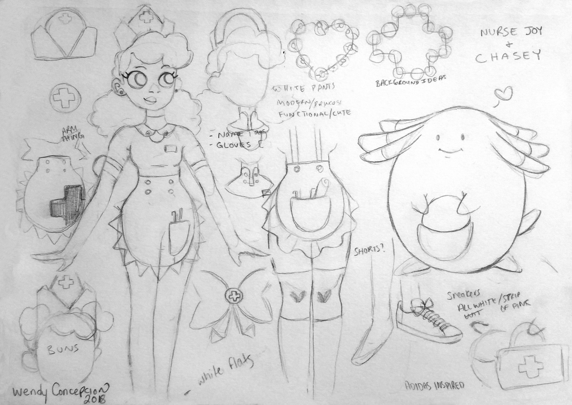 how to draw nurse joy