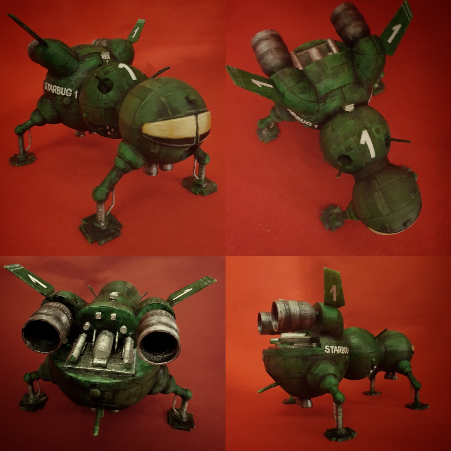ArtStation - 3D printed Starbug from Red Dwarf.