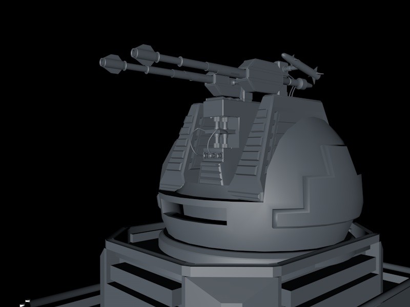 ArtStation - Maya basic- turret gun