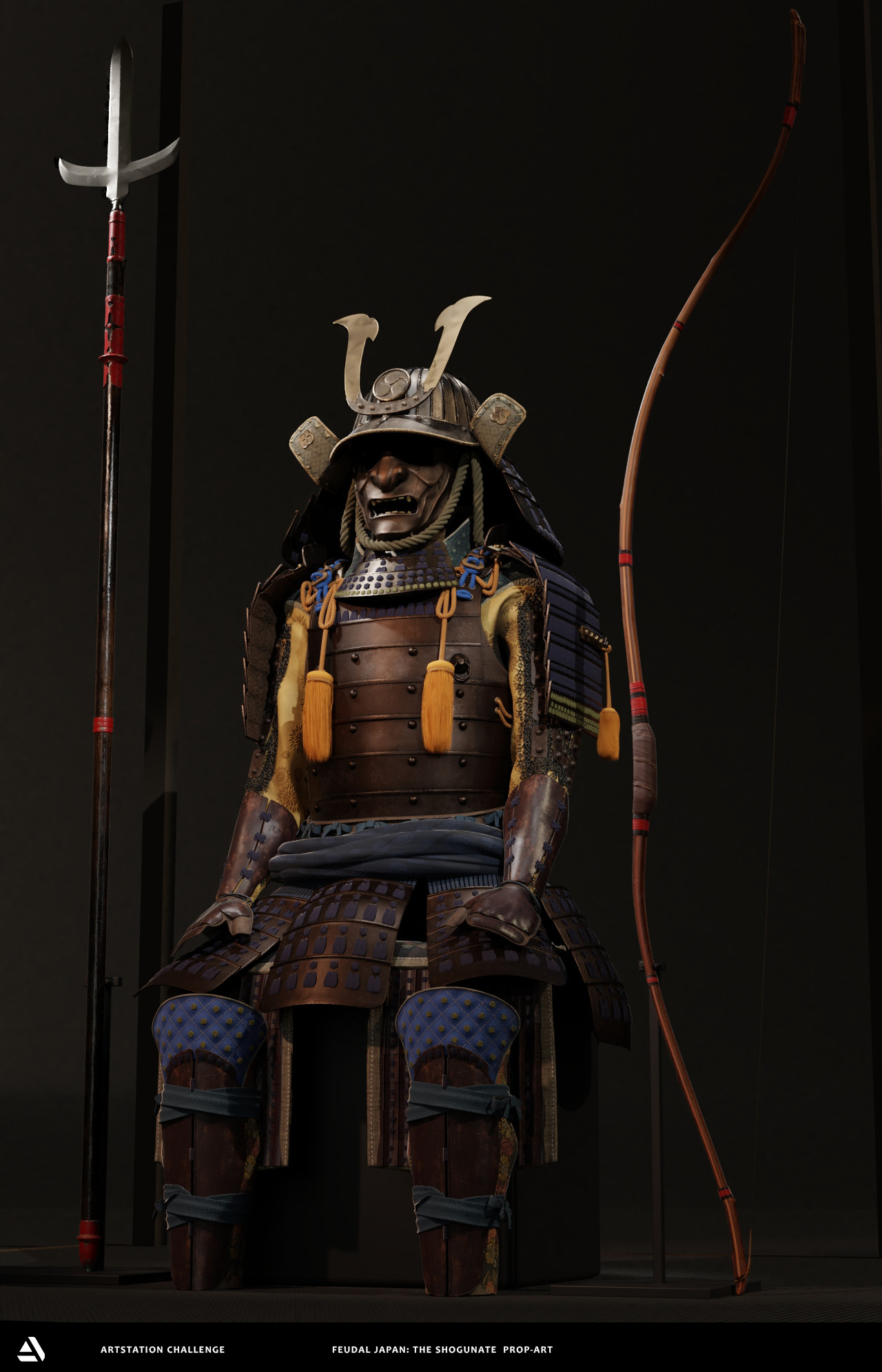 ArtStation - Samurai armor