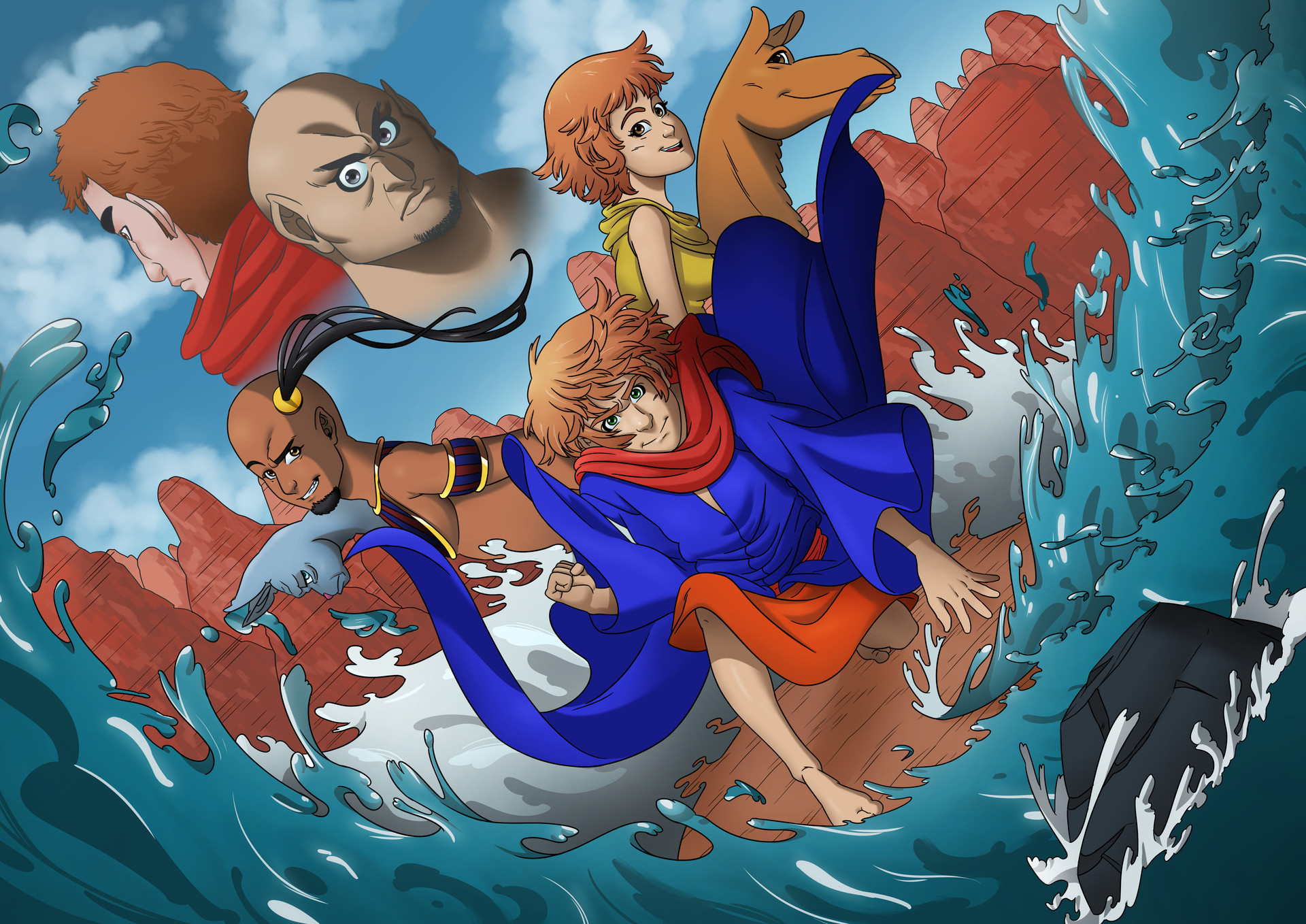 ArtStation - "Moisés" comic promotional poster 2