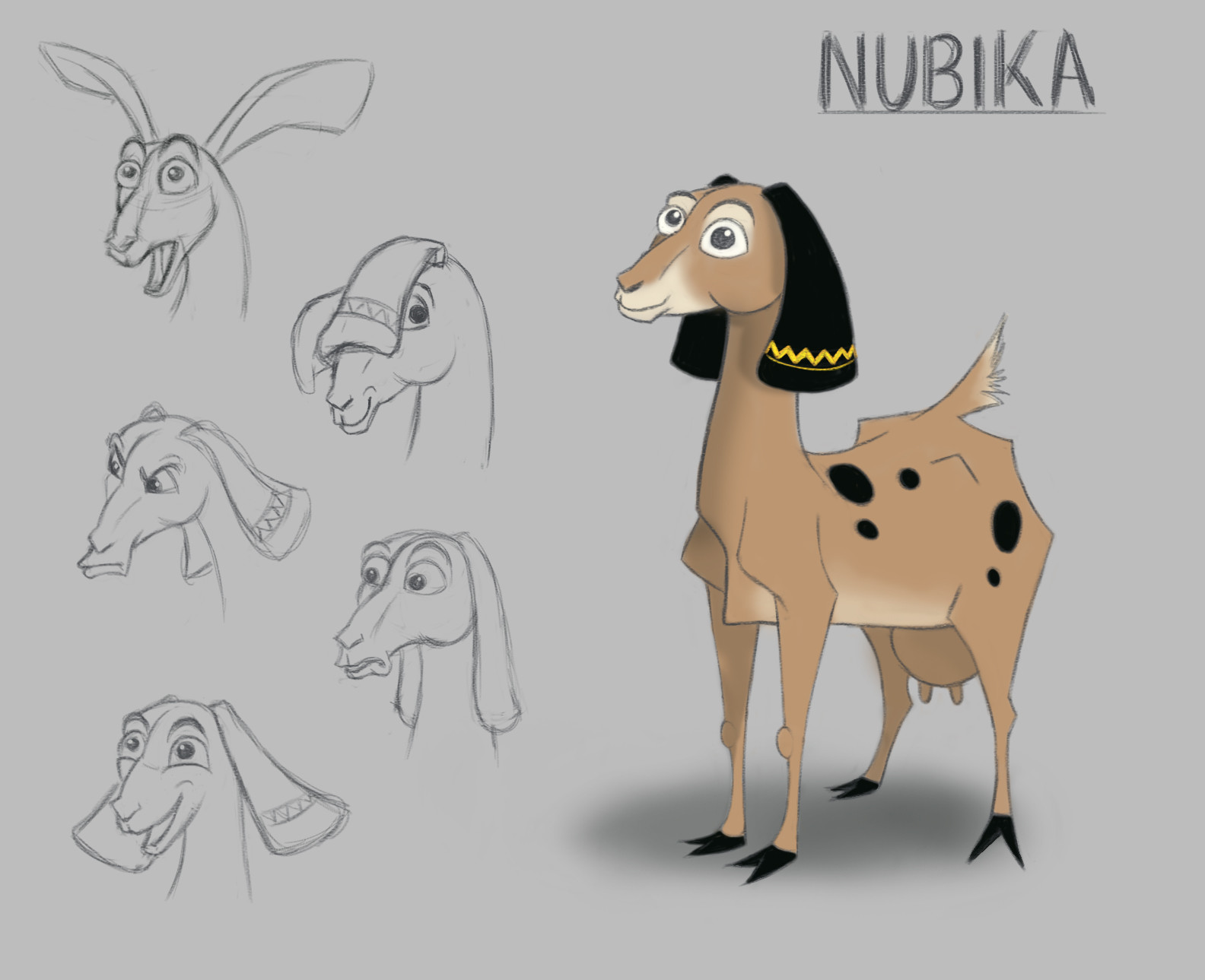 ArtStation - Cartoon goat