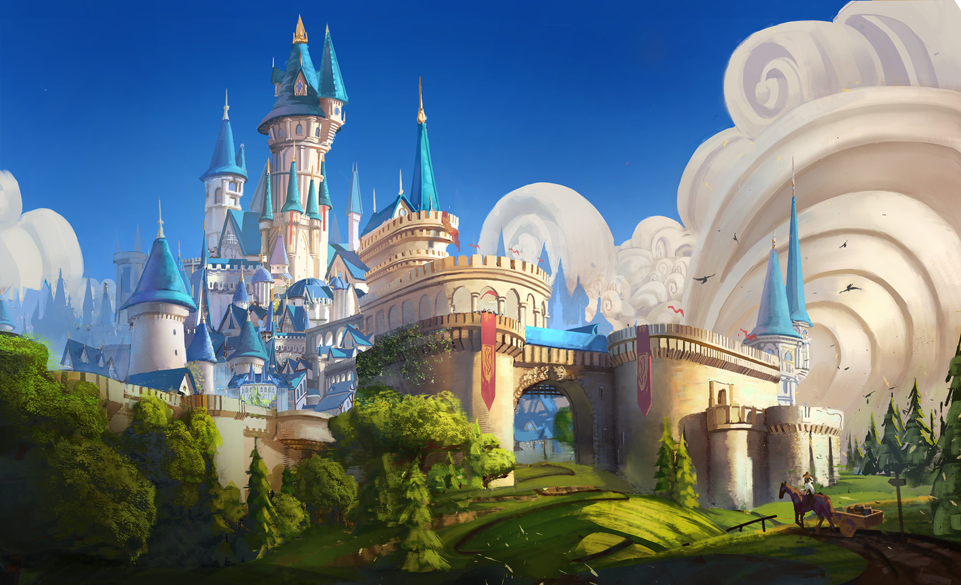 ArtStation - Golden castle