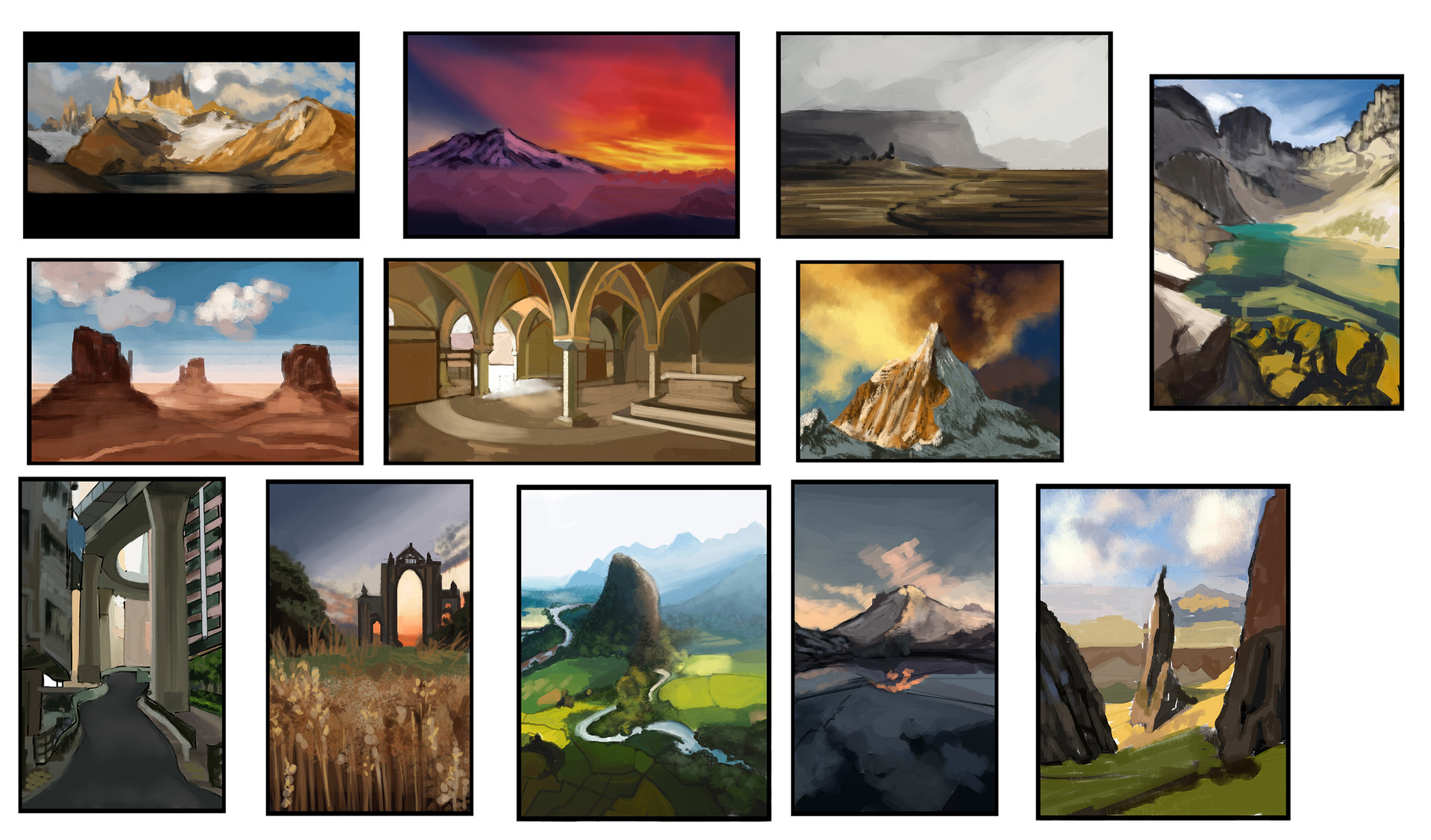 ArtStation - Environment studies