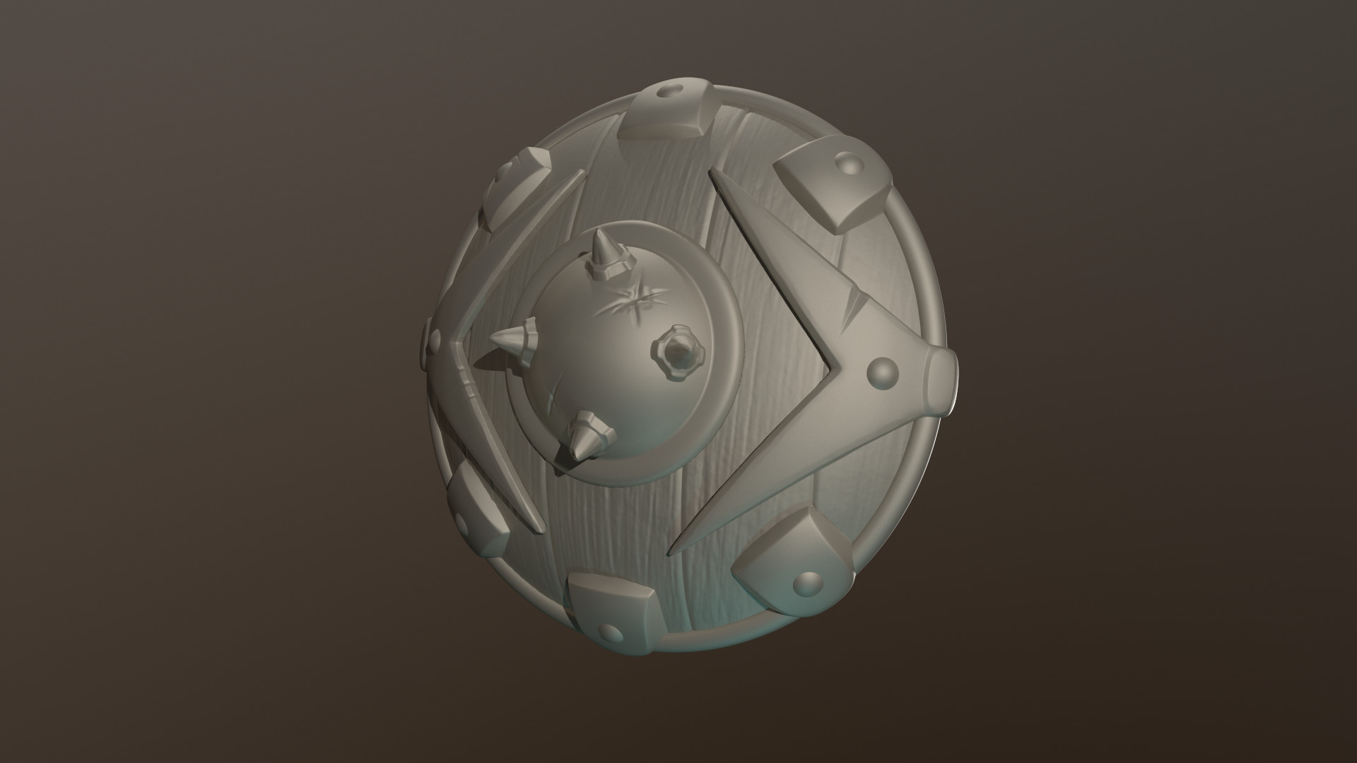 ArtStation - Stylized Barbarian Shield