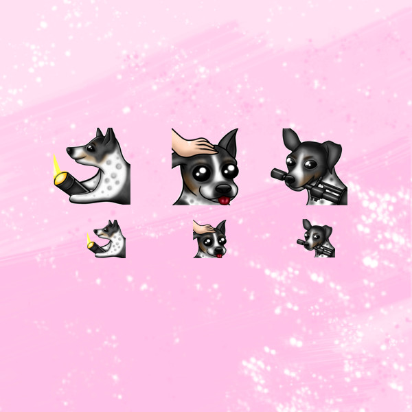 ArtStation - dog emote set