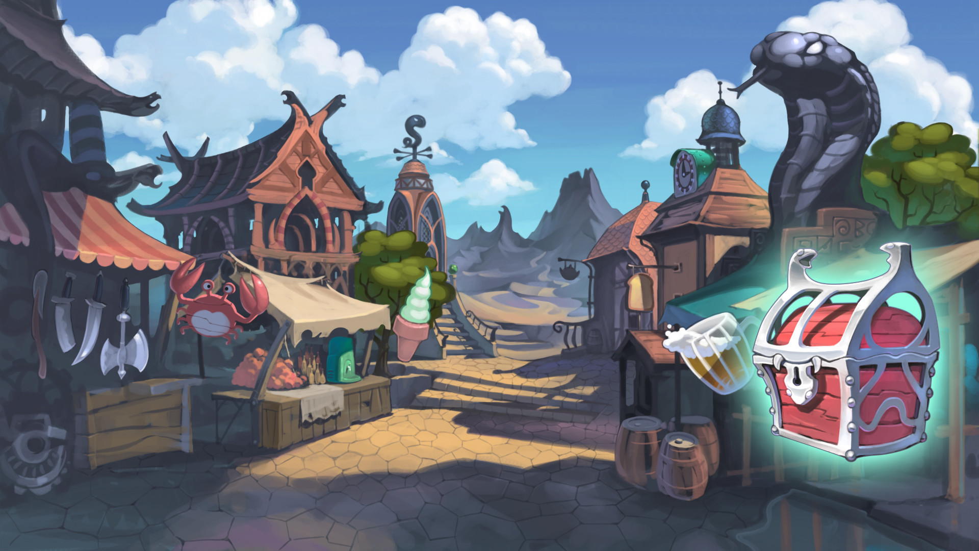 ArtStation - Project Snake Lobby Background