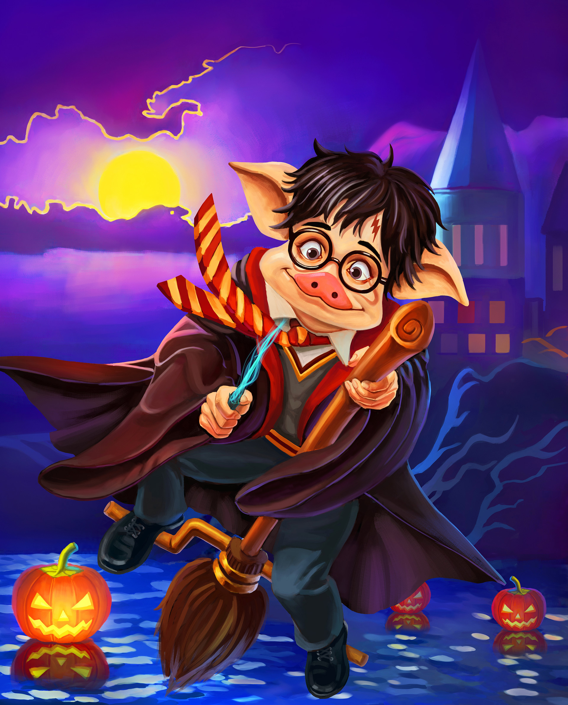 ArtStation - Magic pig