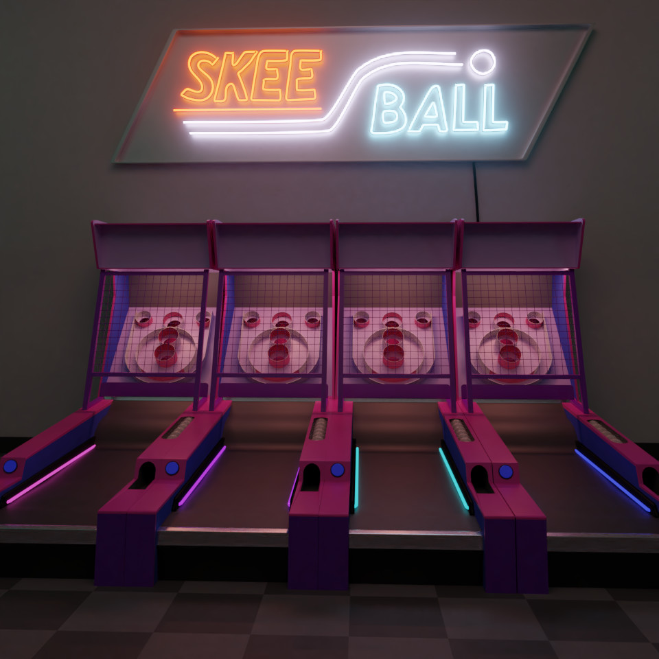ArtStation - Ski Ball Render