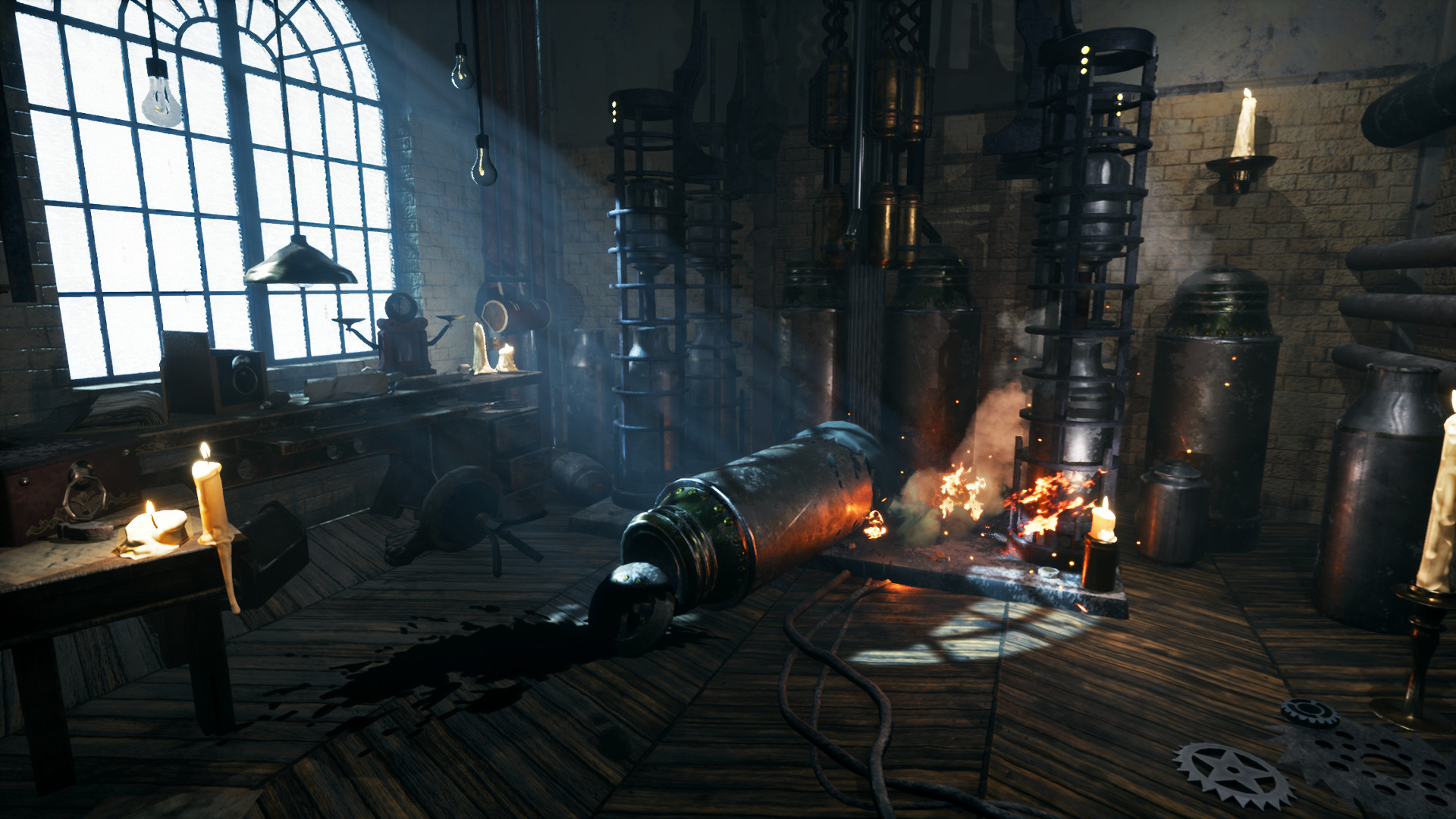 Eleonora Remigi - Accident in a steampunk laboratory