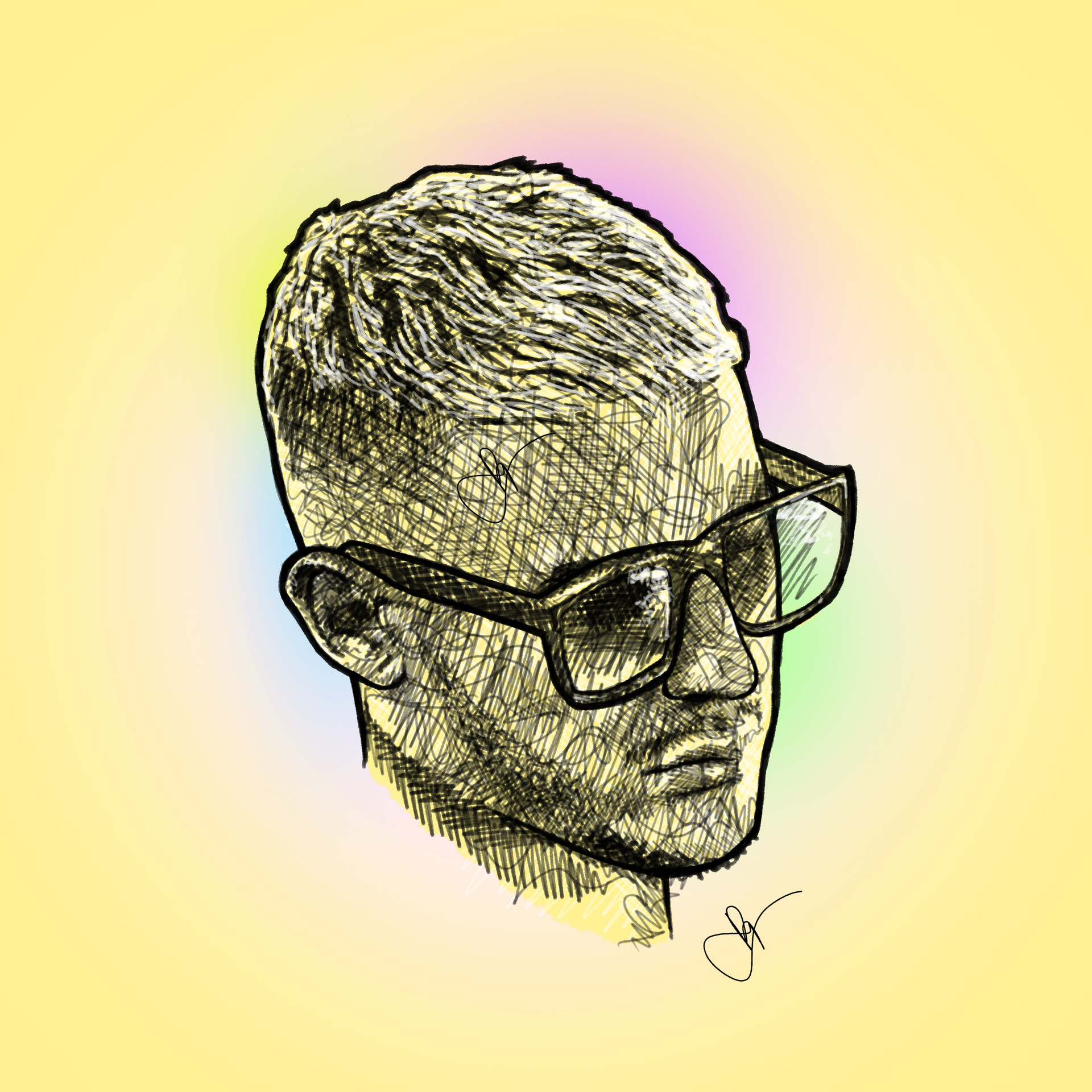 how to draw dj snake