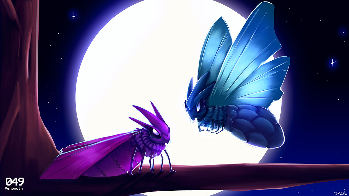 Venomoth Wallpaper