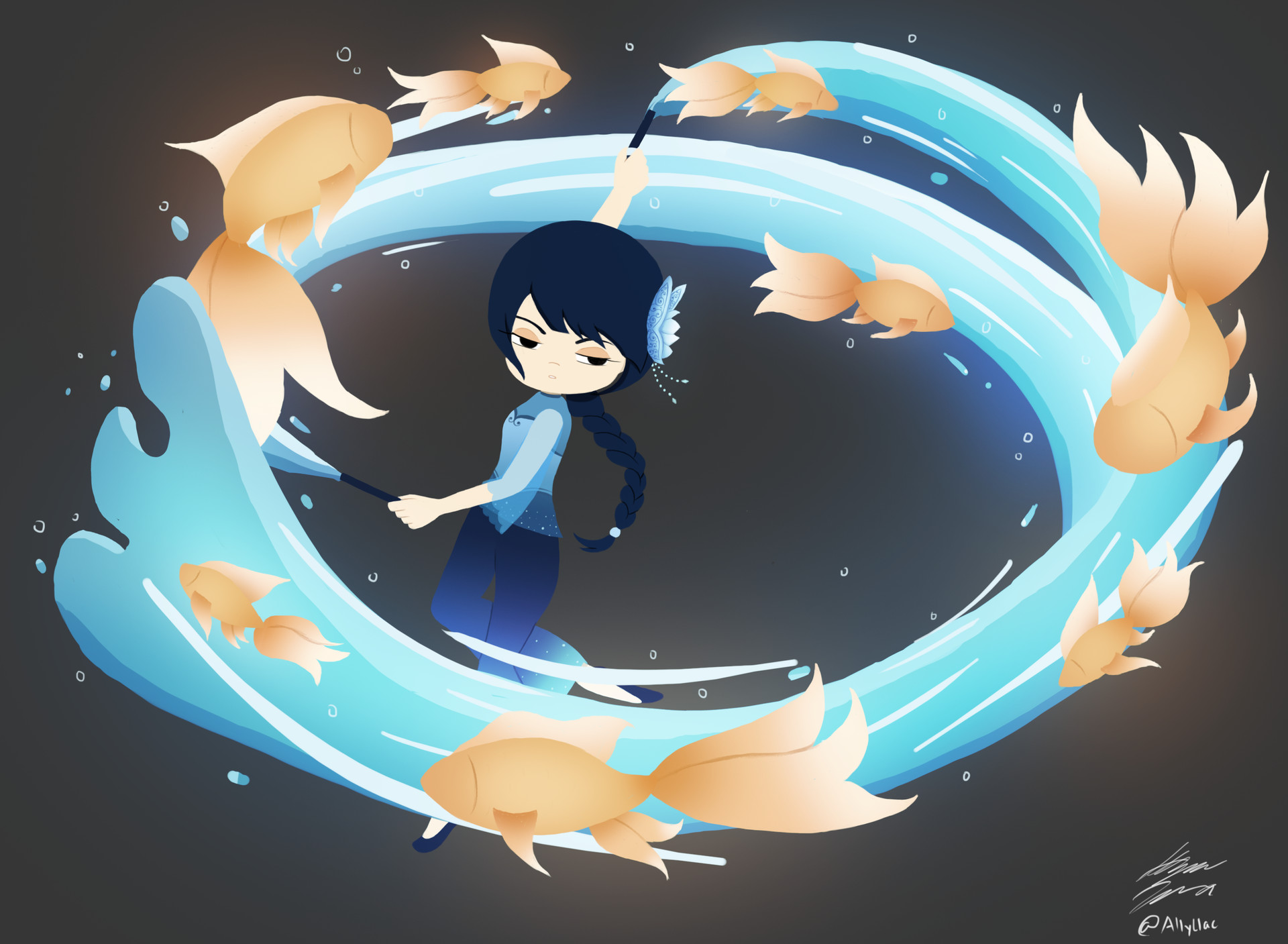 ArtStation - Magical Water Dancer
