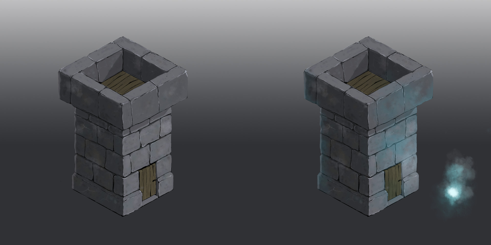 ArtStation - Tower for isometric games