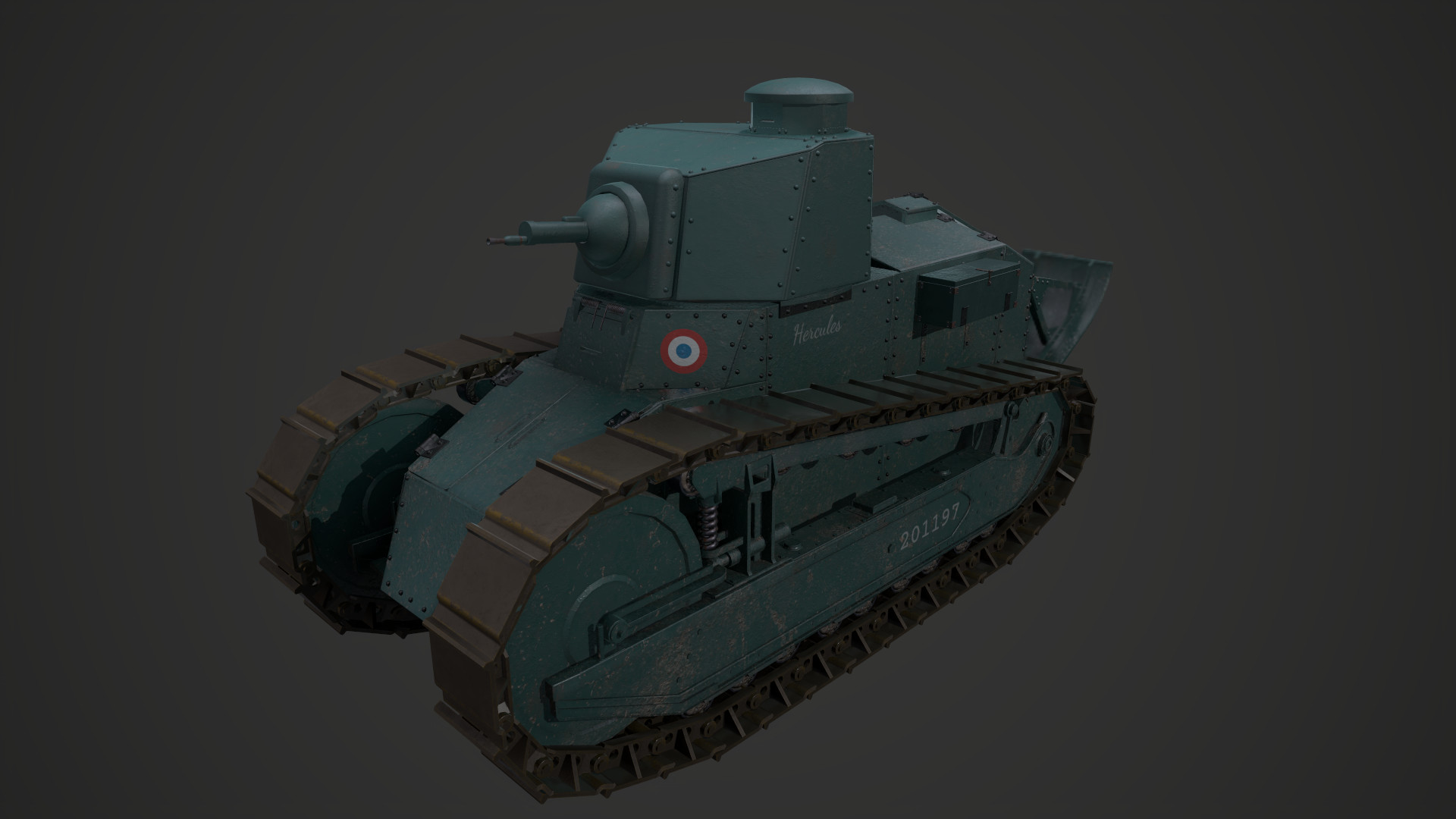 ArtStation - Renault FT 17 Light Tank