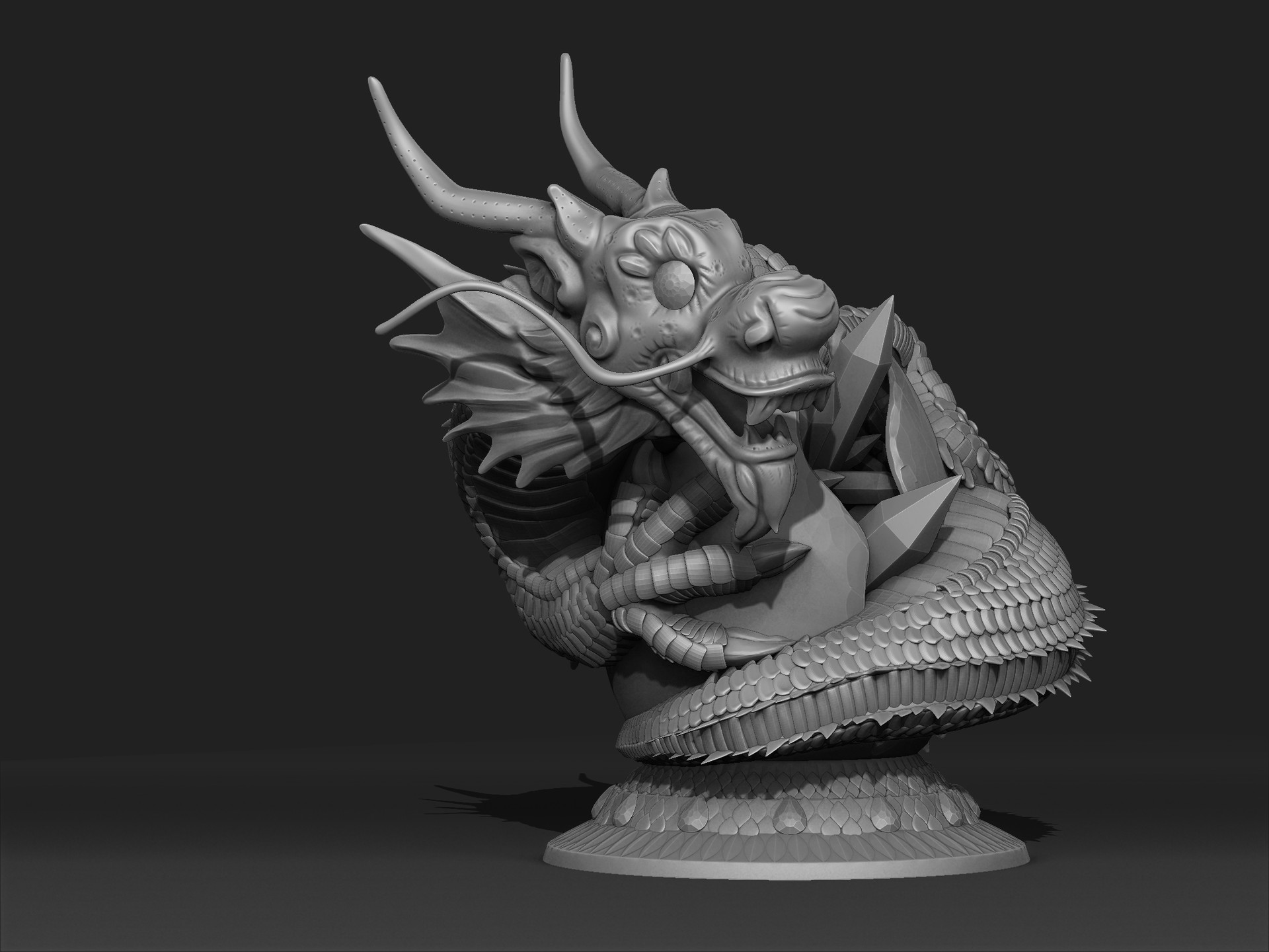 ArtStation - Dragons_high_poly