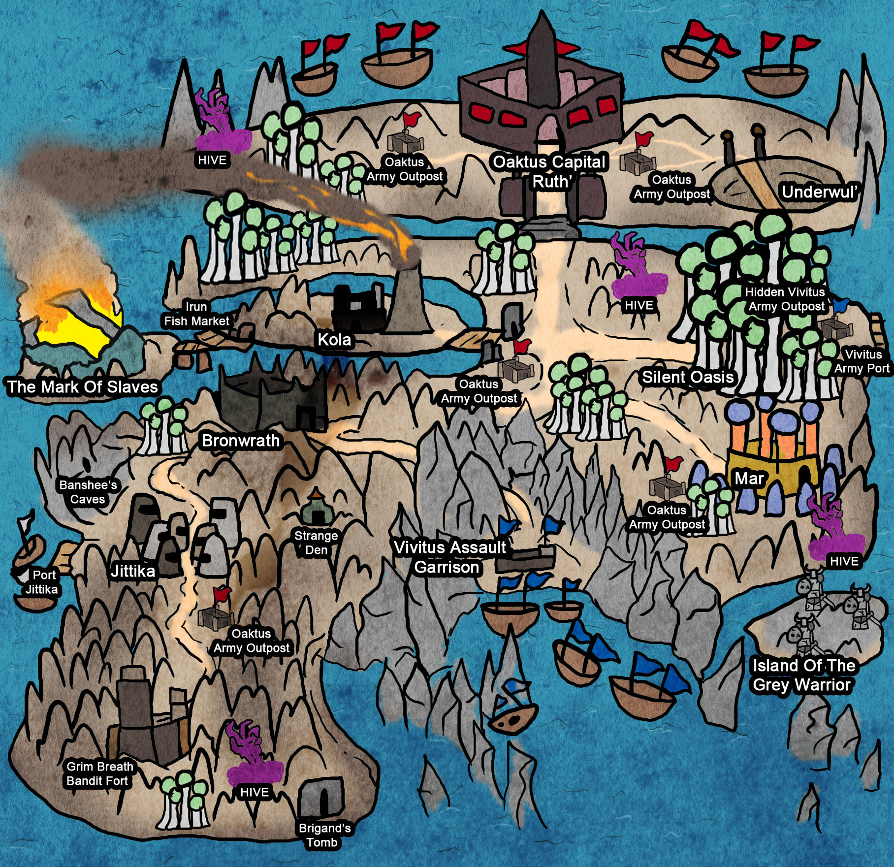 ArtStation - DnD World Maps