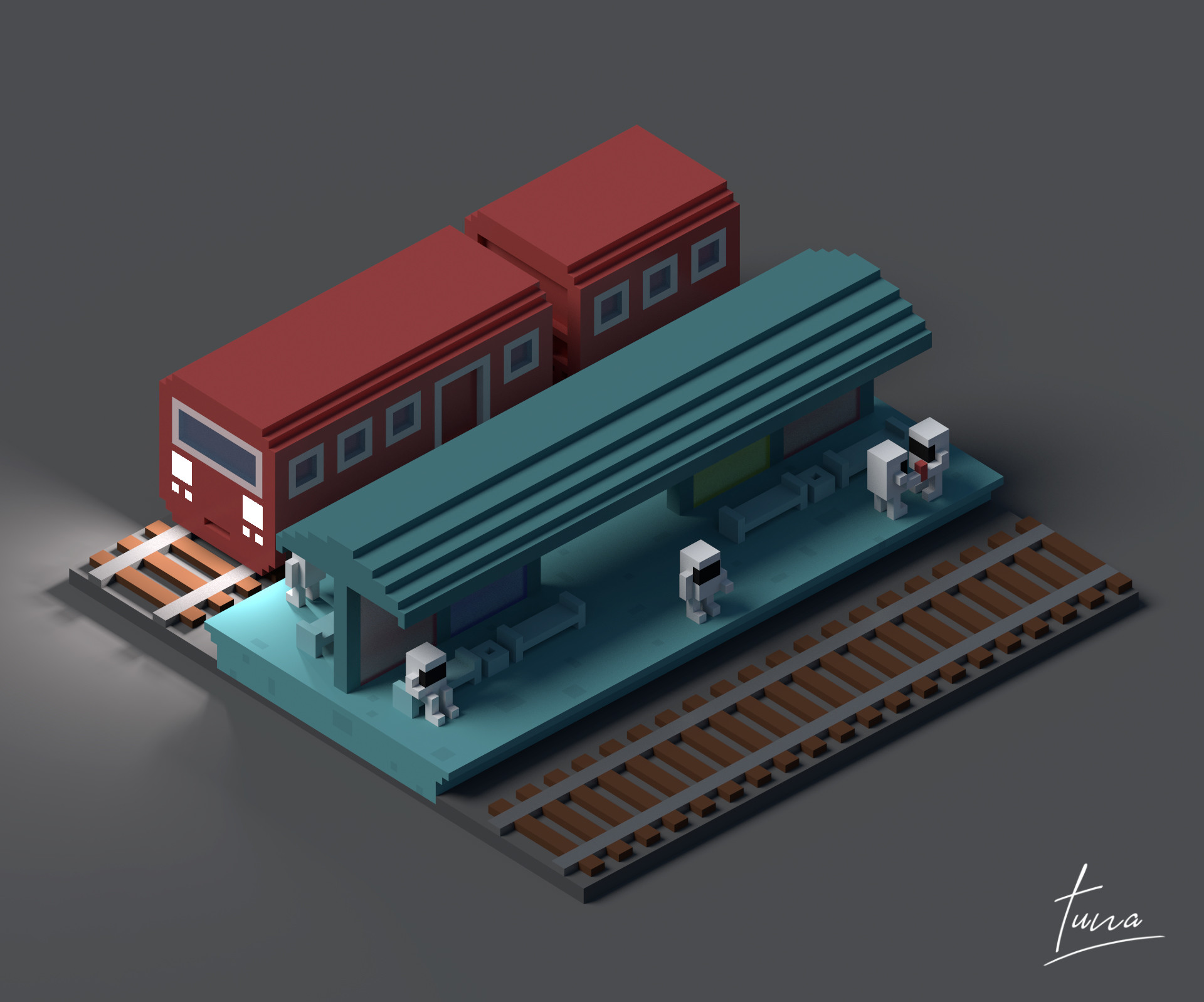 ArtStation - Train Station