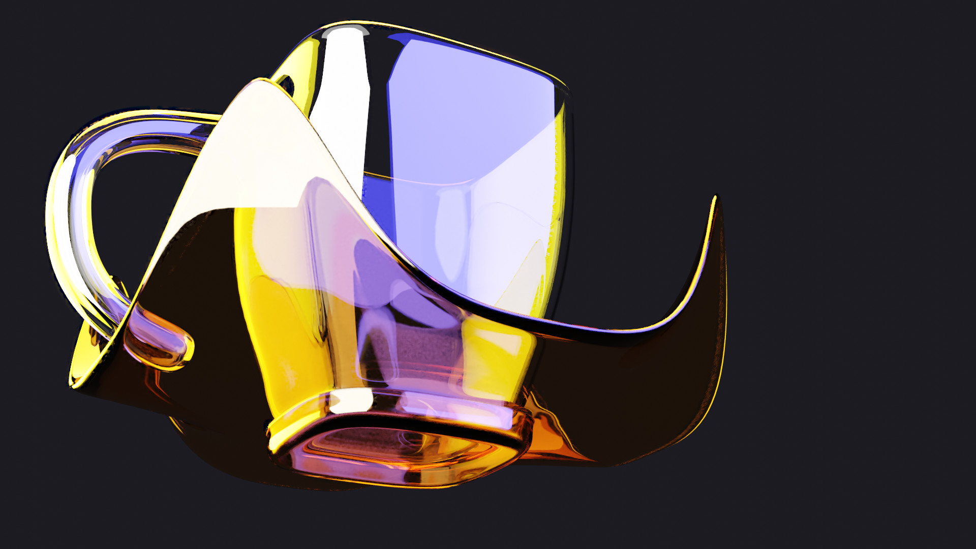 ArtStation - shiny mug and saucer