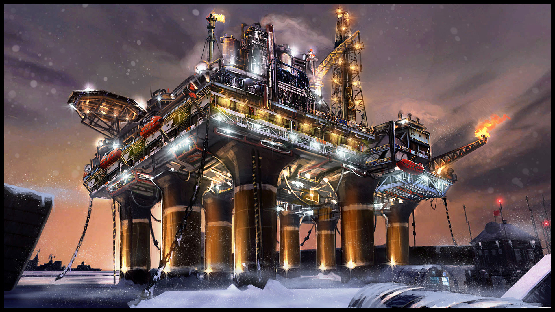 ArtStation - Call of Duty: Ghosts "Atlas Falls"