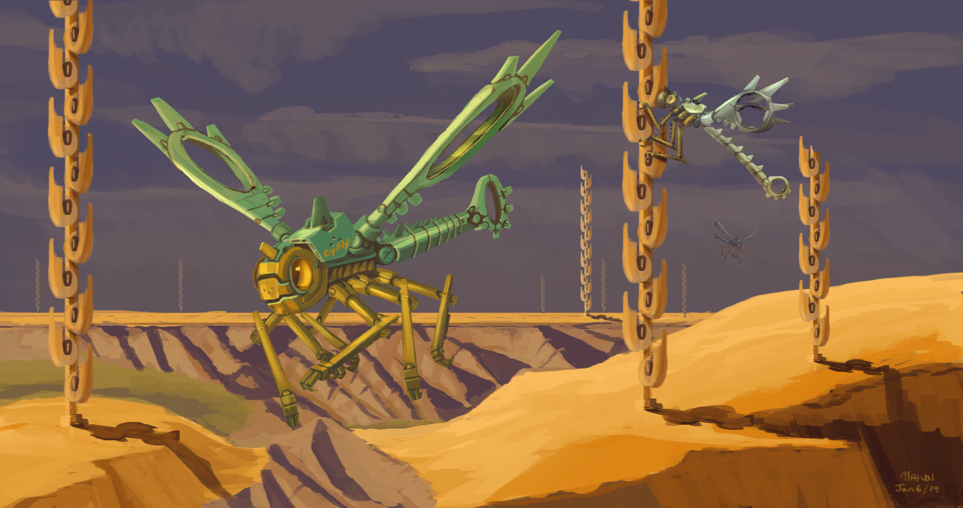 ArtStation - Dragon Fly